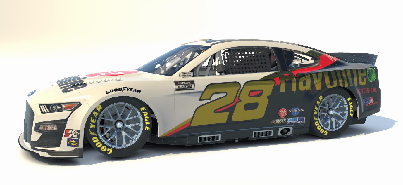 Havoline Texaco Battlestar Mustang (Davey Allison) #28 by Josh Boyer ...