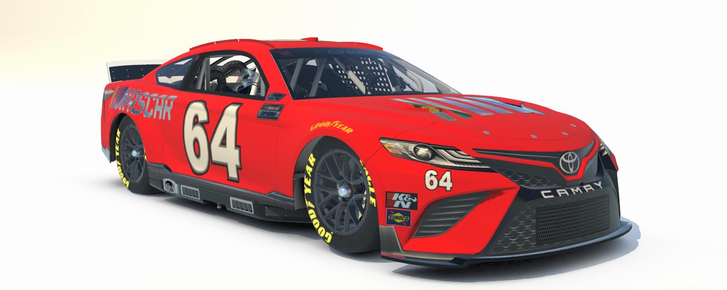 matte red nascar logo by Mike Bodily - Trading Paints