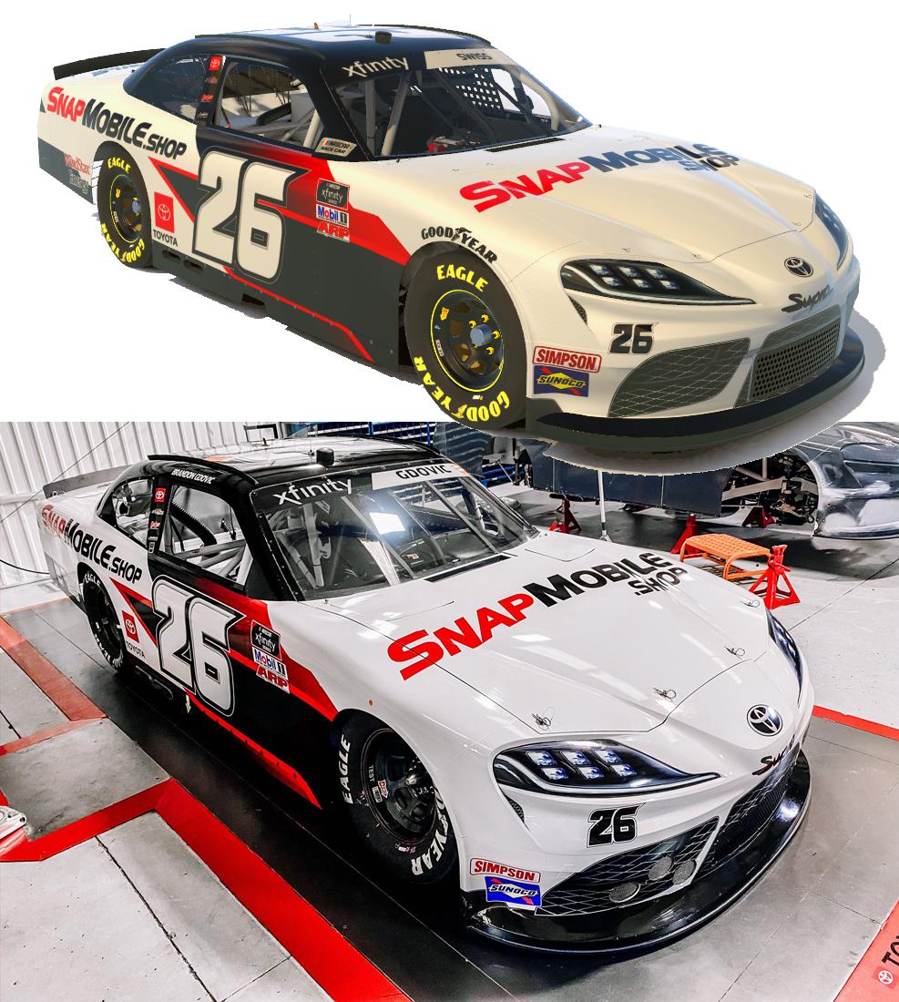 Brandon Gdovic SnapMobile.shop Sam Hunt Racing #26 Toyota Supra by DG ...