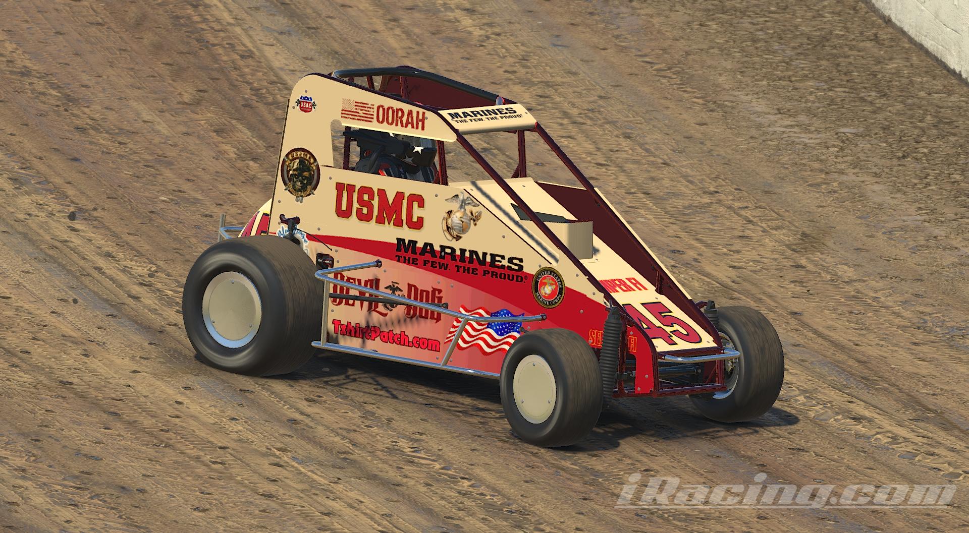 Marines Wrap Dirt Midget for sim-stamped numbers by Bryan E. - Trading ...