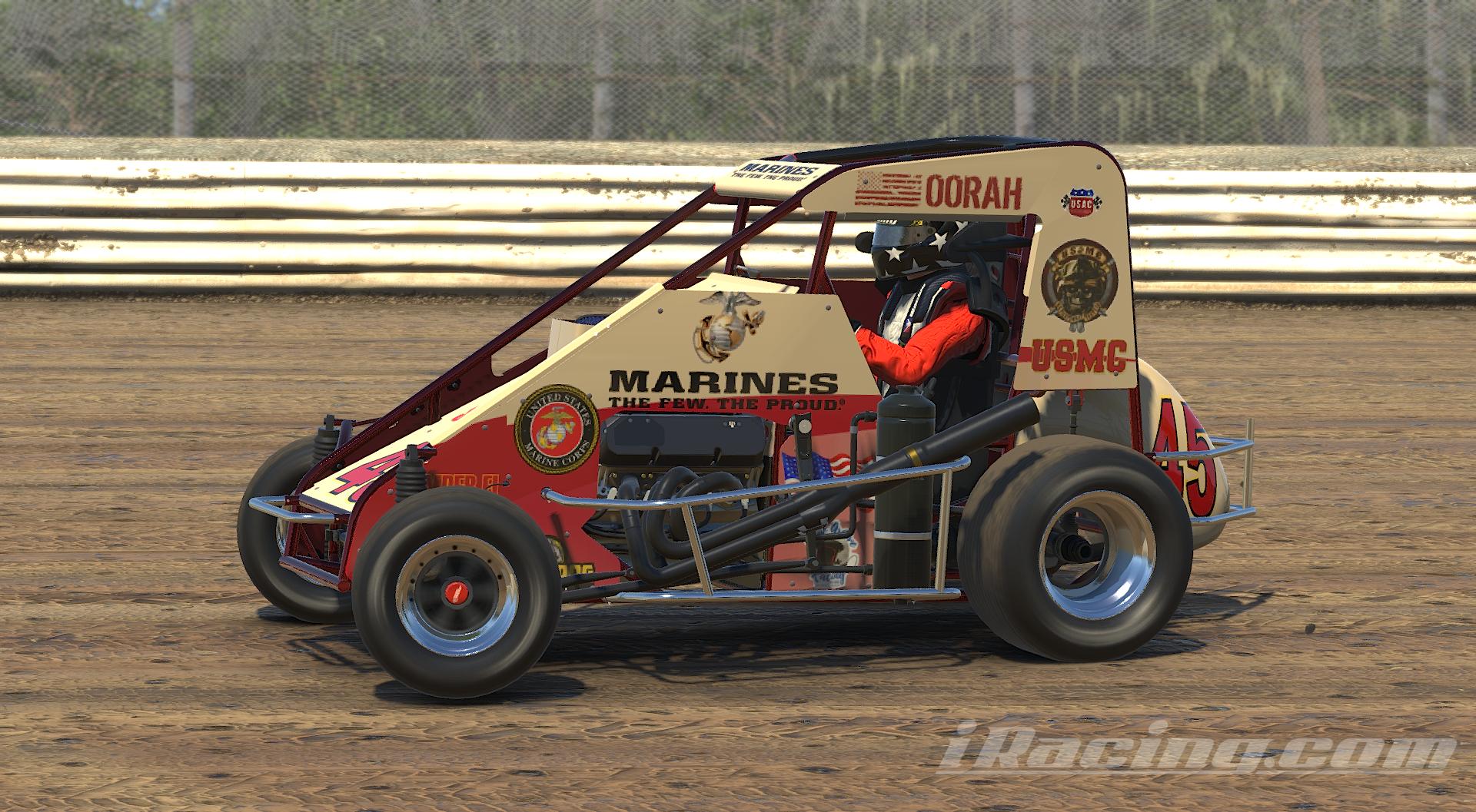 Marines Wrap Dirt Midget for sim-stamped numbers by Bryan E. - Trading ...