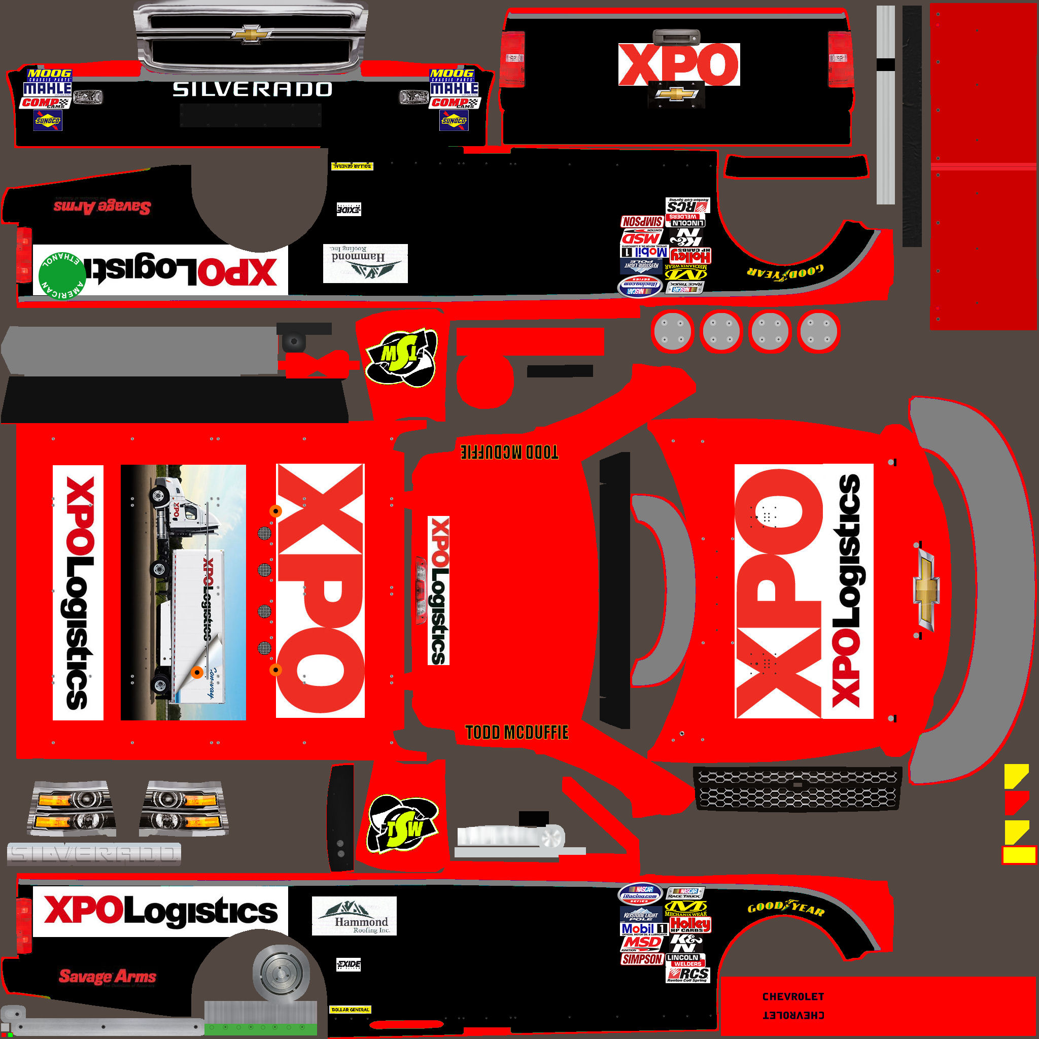camping world XPO logistics chevy by Todd M. - Trading Paints