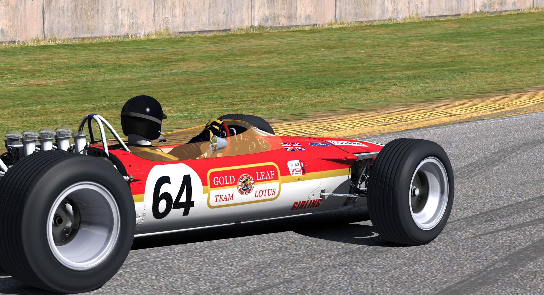 Gold Leaf Lotus 49 Clark by Jan Beyer - Trading Paints
