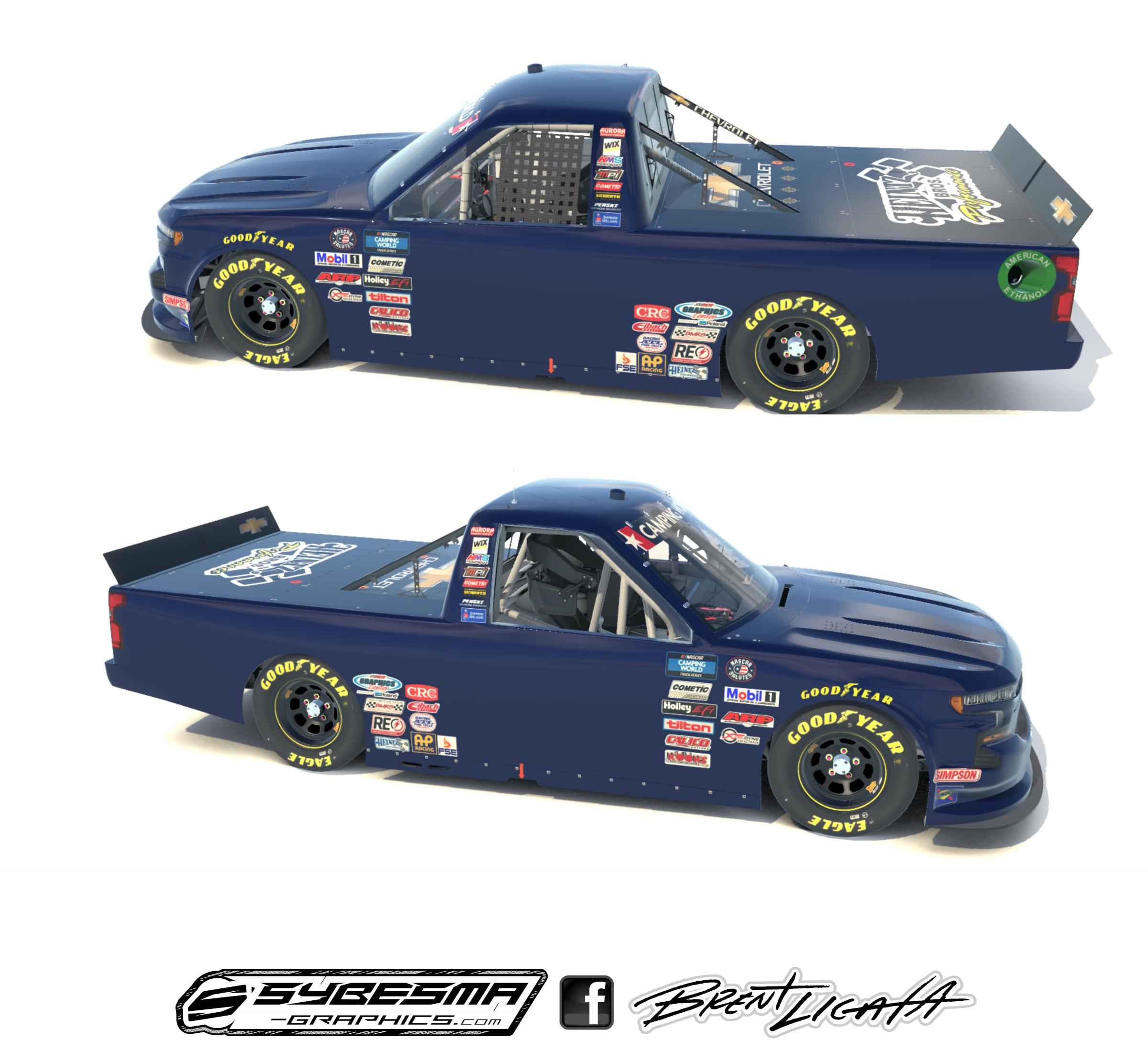 NCWTS Trey Hutchens Racing Charlotte 2021 by Brent Licata2 - Trading Paints