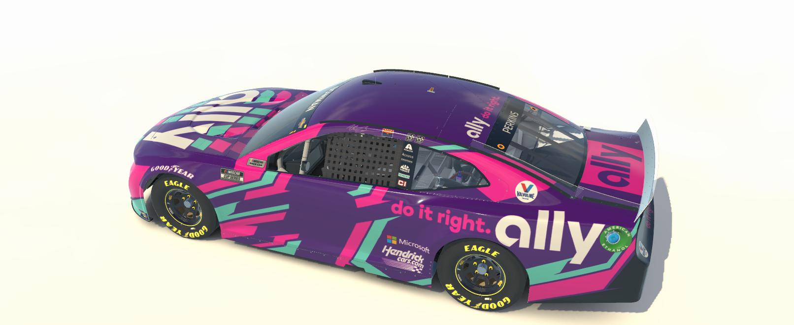 2021 Alex Bowman Ally by Andrew A Perkins - Trading Paints