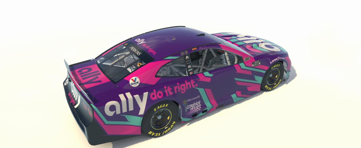 2021 Alex Bowman Ally by Andrew A Perkins - Trading Paints
