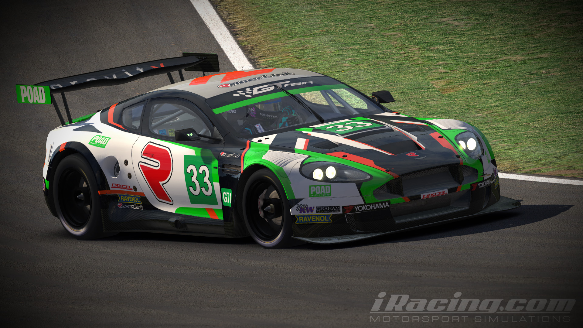 Aston DBR9 Craft Bamboo racing 2014 by Max La Barack - Trading Paints