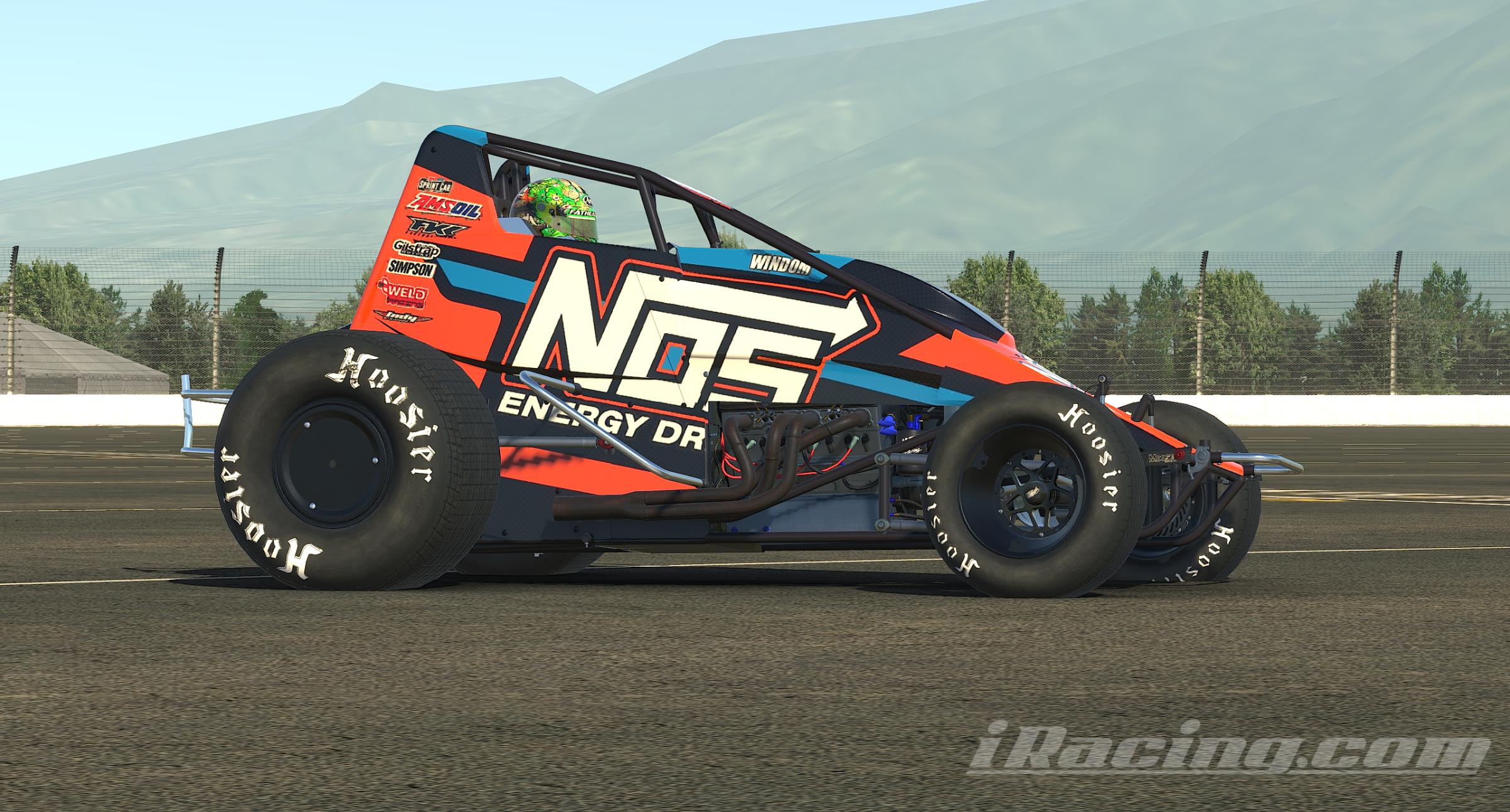 Chris Windom 2021 USAC NOS Energy Drink #19 DRC by Jake Boyer - Trading ...