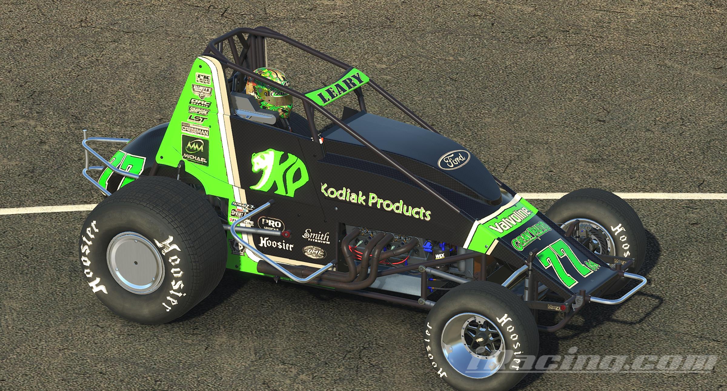 Cj Leary 2021 USAC 77m Michael Motorsports DRC by Jake Boyer - Trading ...