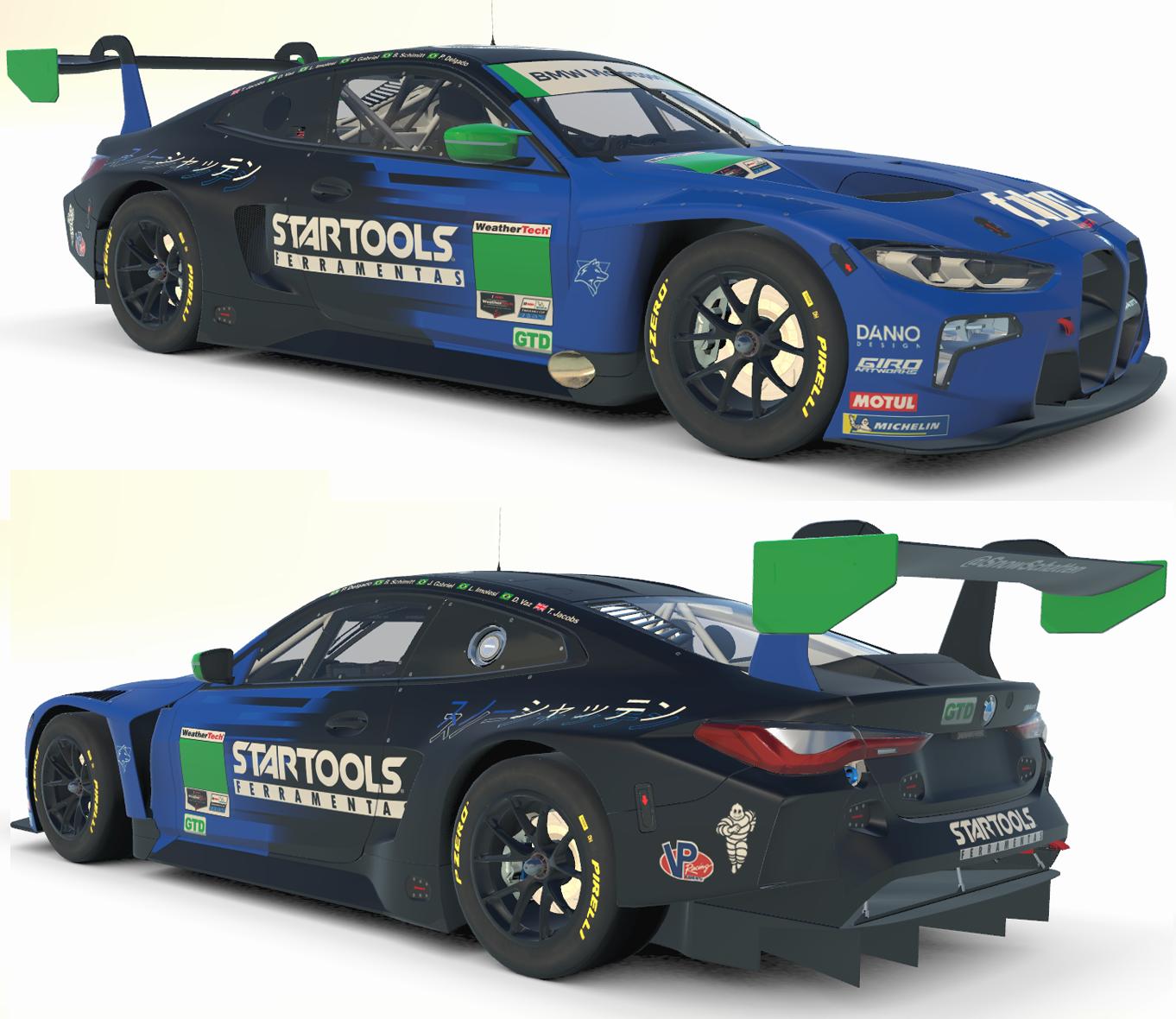 BMW M4 GT3 | IMSA | Snow Schatten by Danilo Vaz - Trading Paints