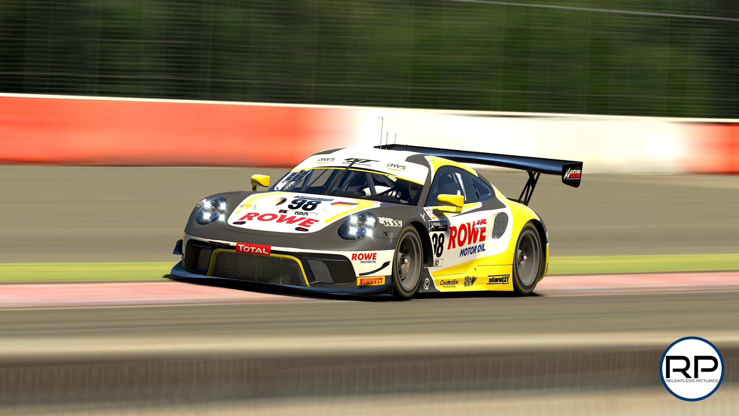 Rowe Racing 2020 Spa 24 hour winning Porsche by Blake Neck - Trading Paints