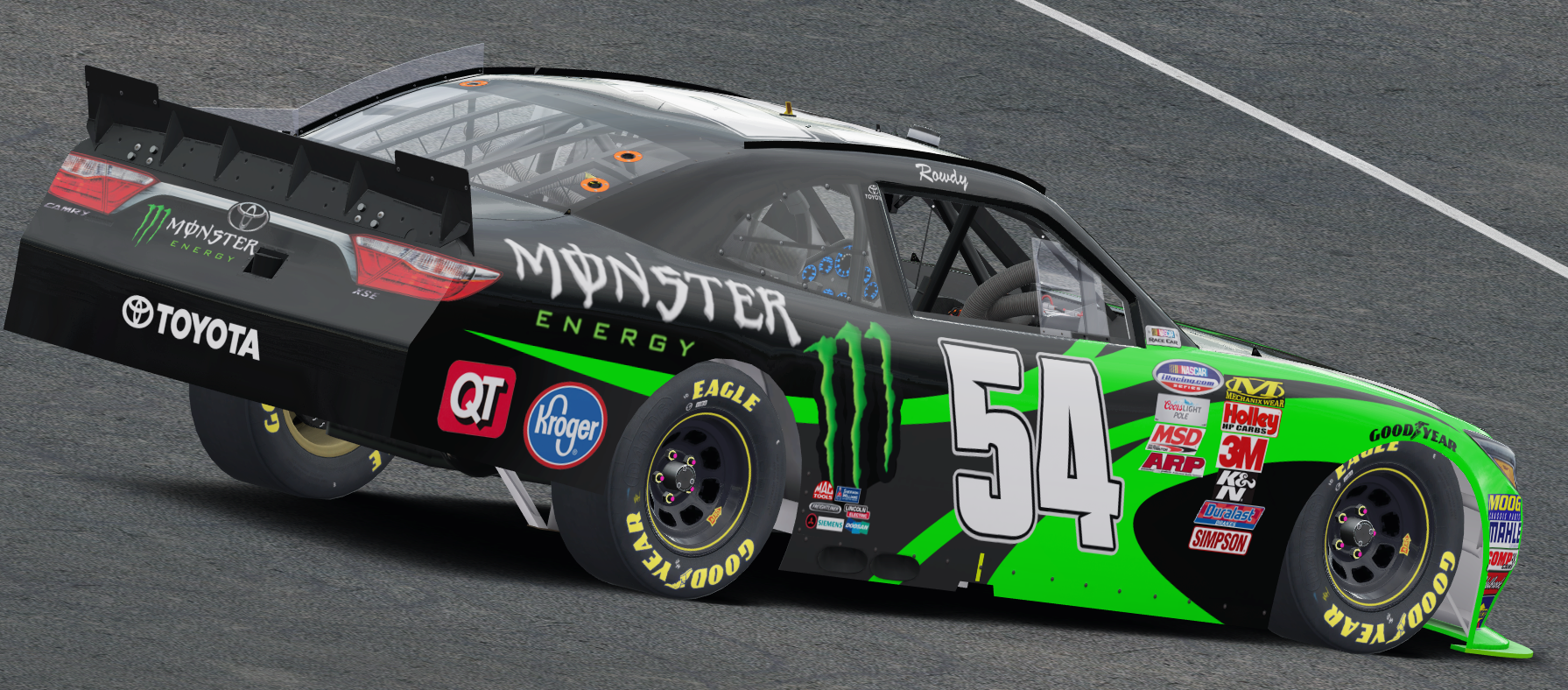 Kyle Busch Monster Energy Concept Camry by Preston Pardus - Trading Paints