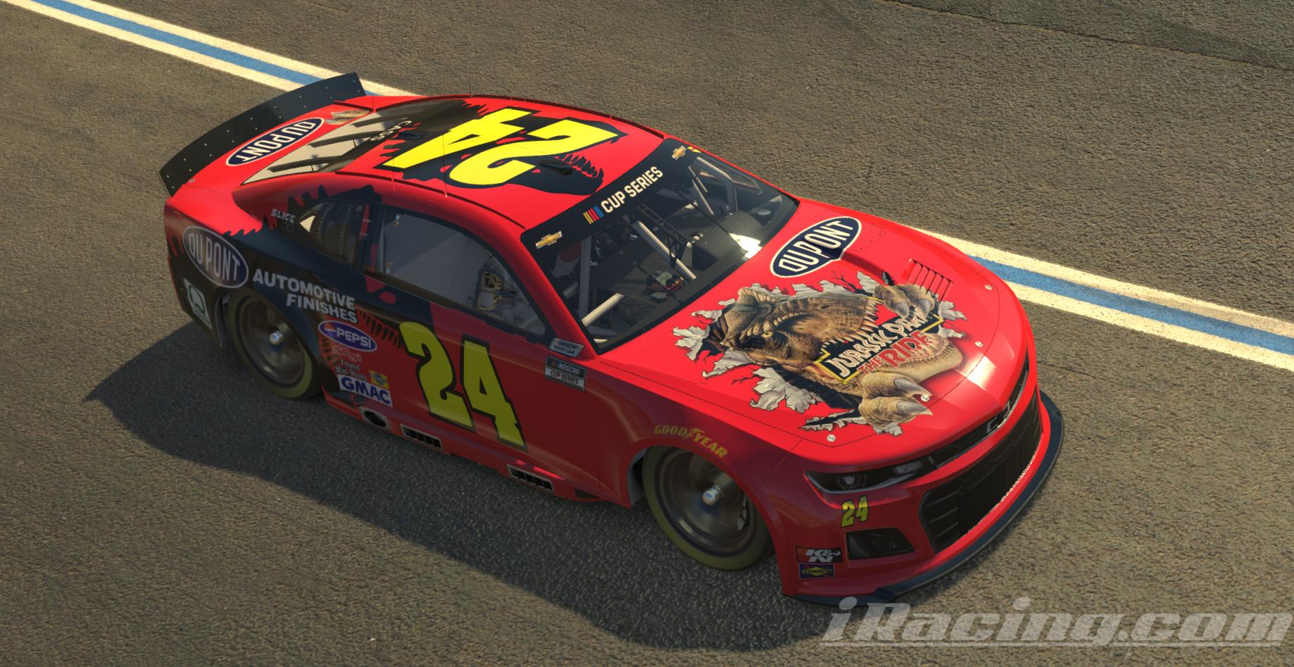 Jeff Gordon 1997 Dupont Jurassic Park The Ride Next Gen Camaro No Number By Steve J Cass