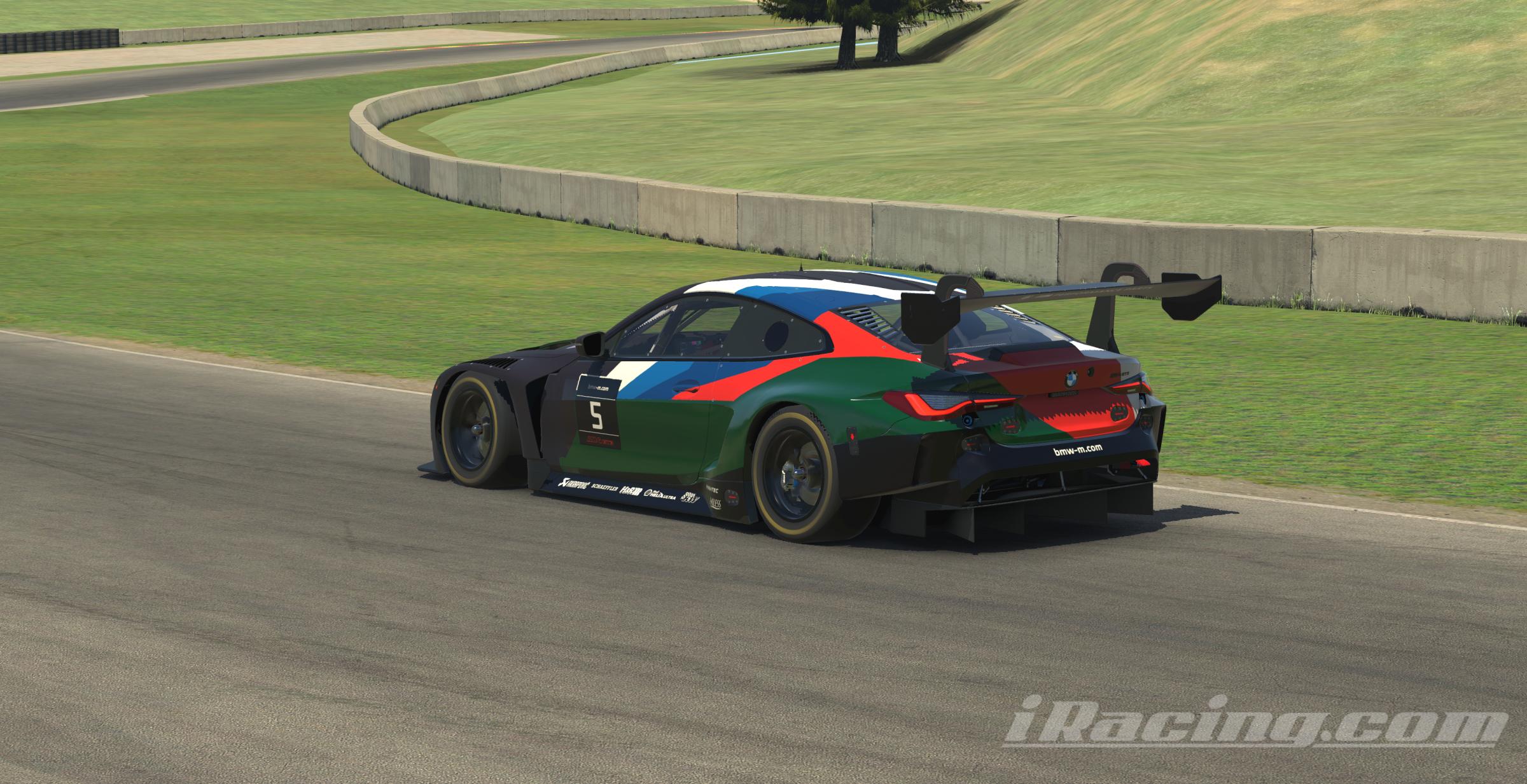 BMW M4 GT3 British Racing Green Double White Stripe by Lee Weatherford ...