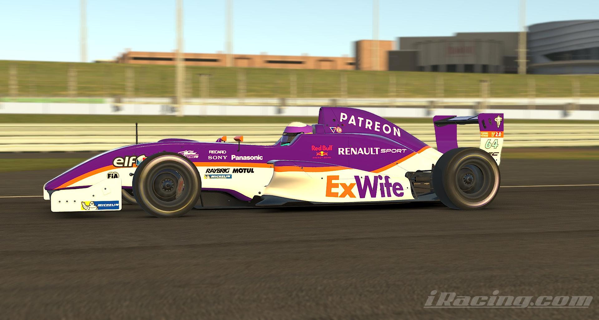 ExWife Patreon Formula Renault 2.0 by Dustin Dawes - Trading Paints