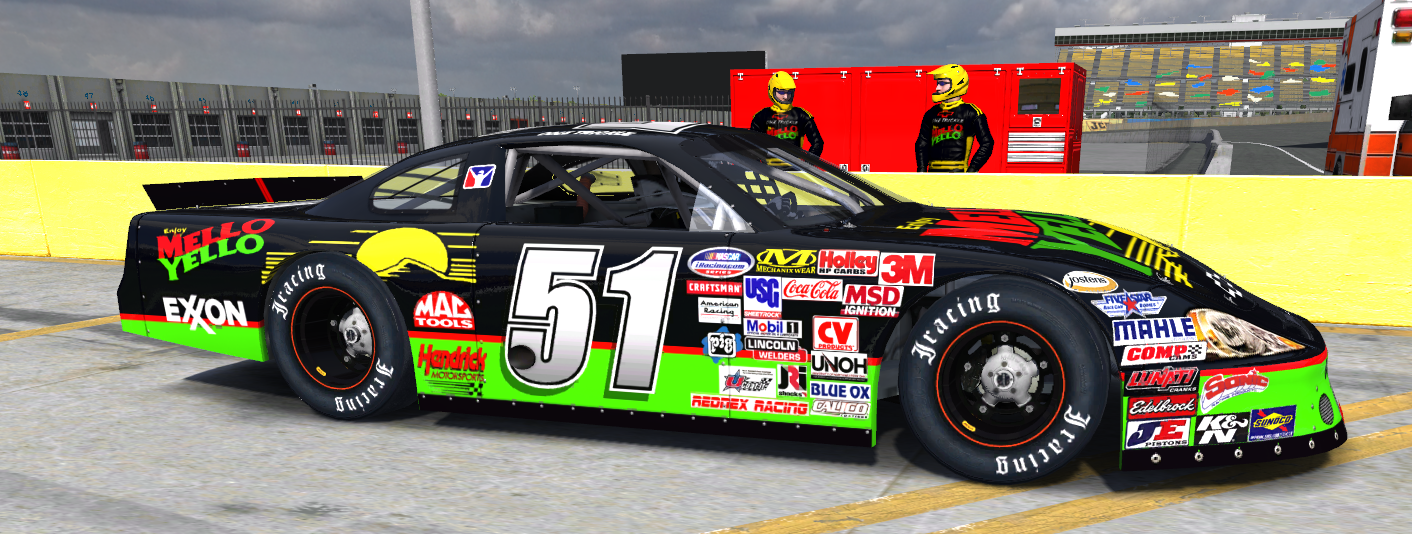 "Days of Thunder" Cole Trickle Mellow Yellow by Doug Turner - Trading ...