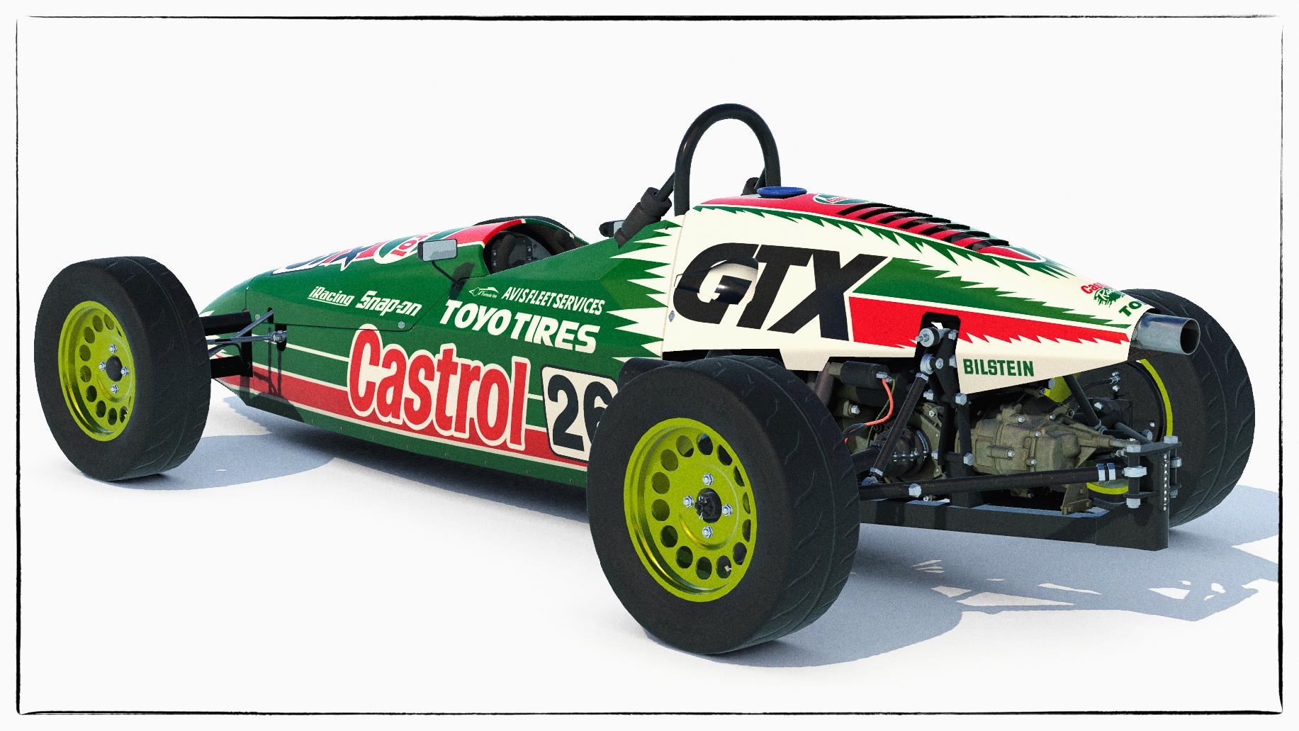 Castrol GTX Retro Formula Vee by Simon Bailey - Trading Paints