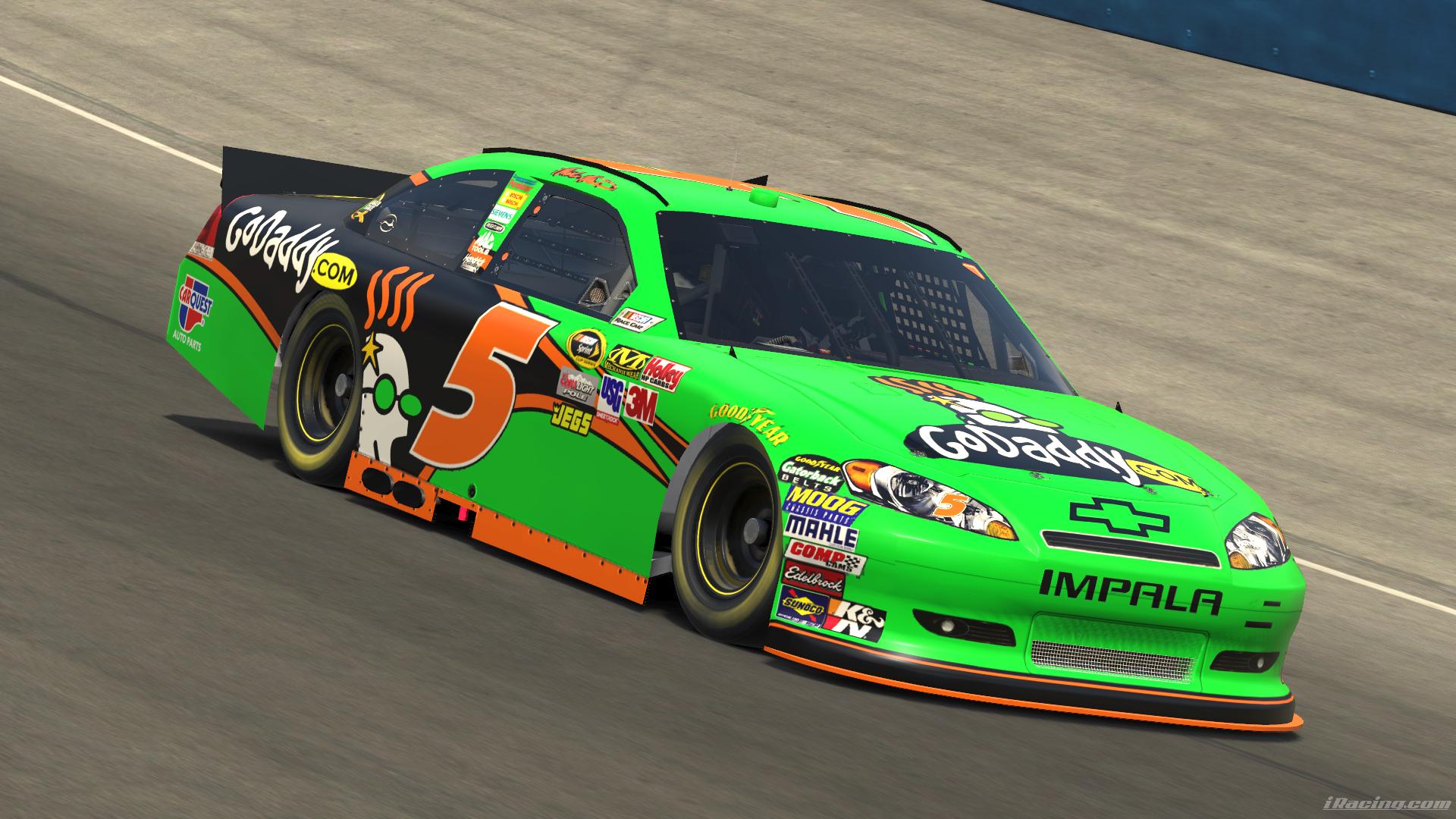 2011 Mark Martin GoDaddy COT by Dylan Holland - Trading Paints