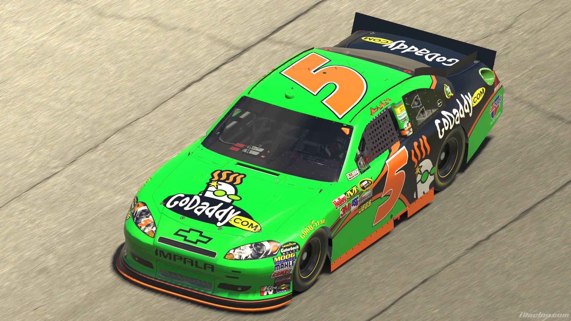 2011 Mark Martin GoDaddy COT by Dylan Holland - Trading Paints