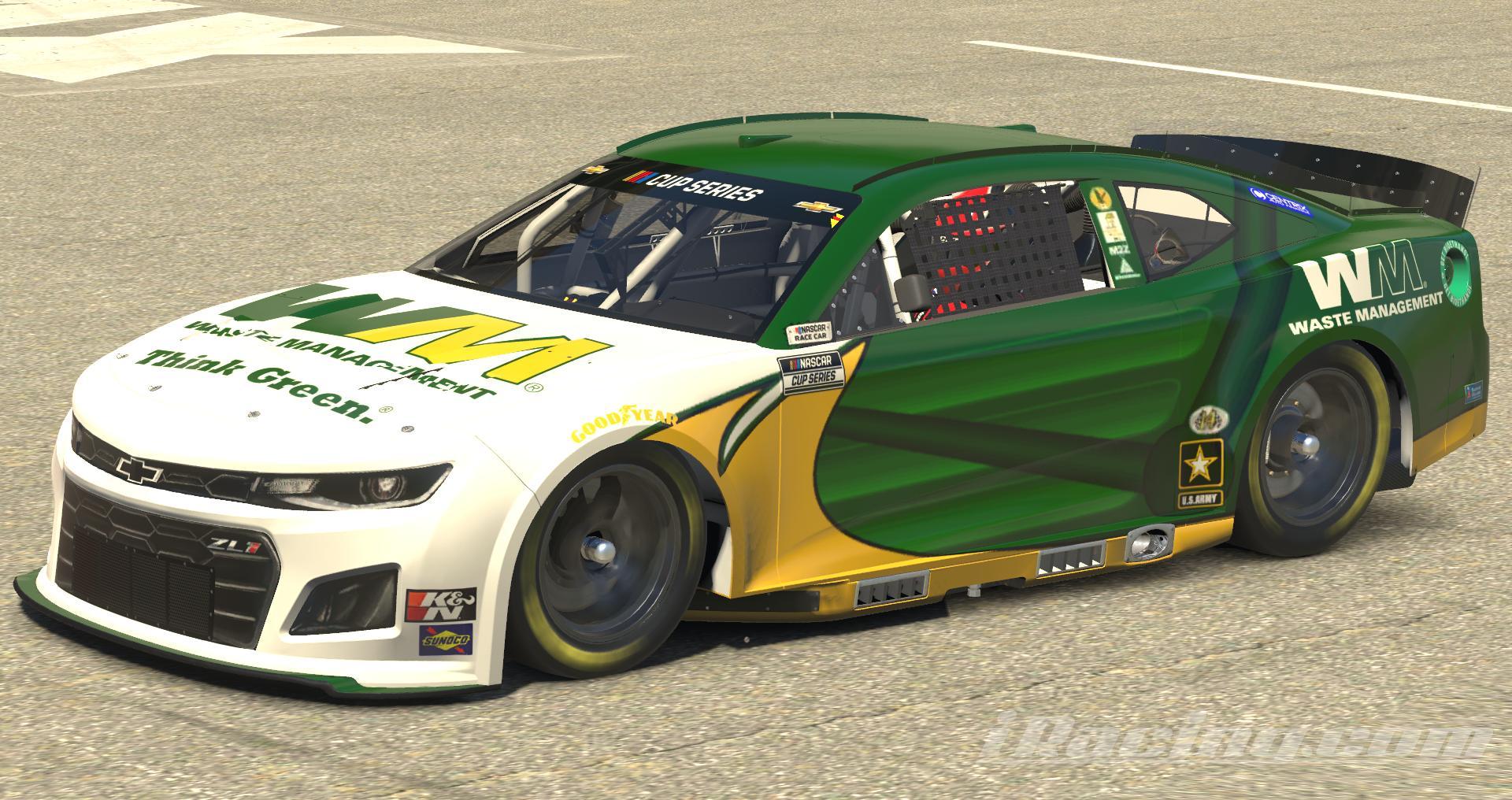 Throwback Sterling Marlin Waste Management Chevrolet Camaro by Jacob ...