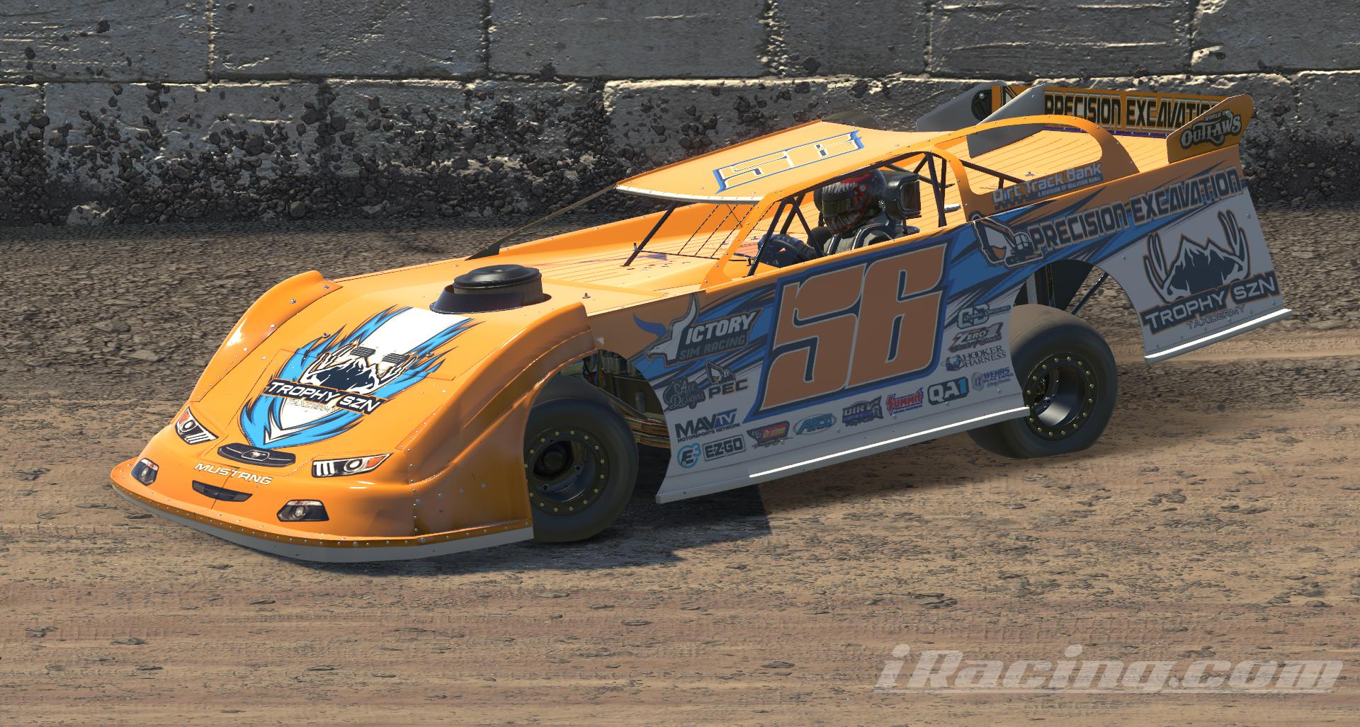 #56 Dirt Late Model by Jace A. - Trading Paints