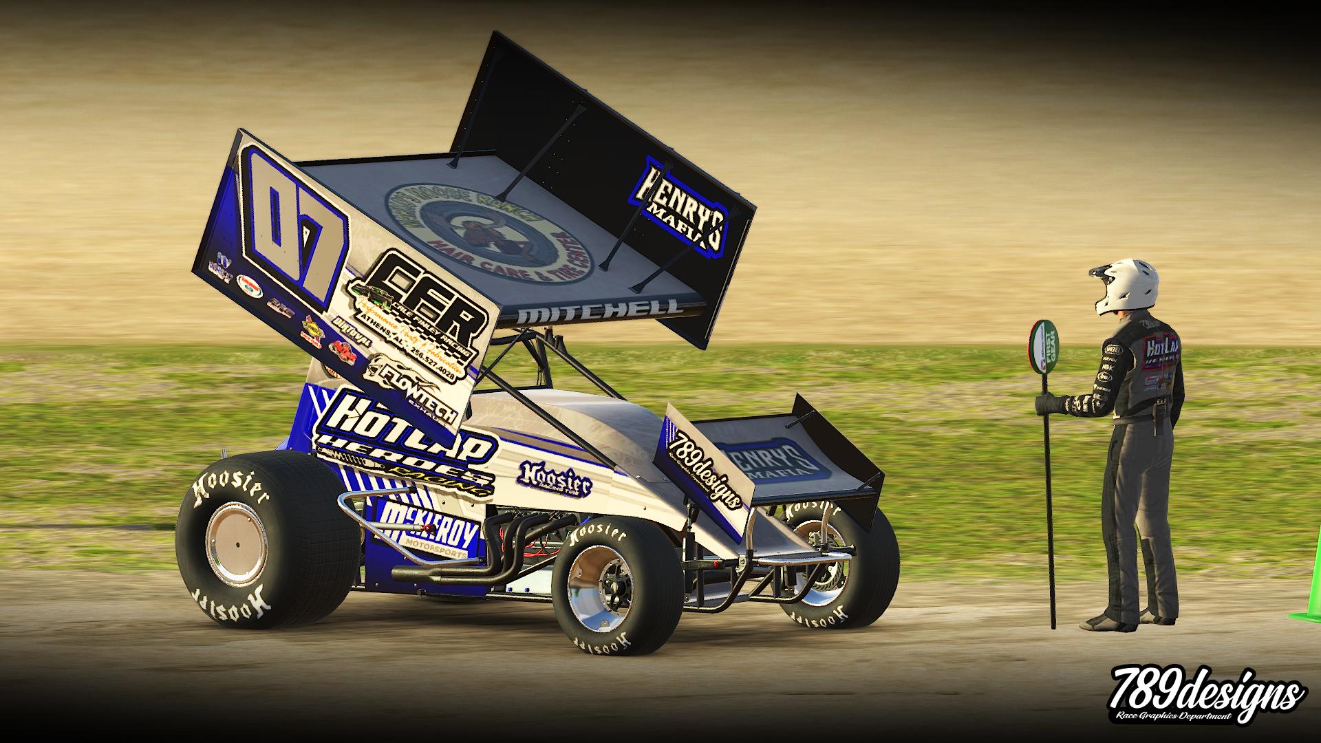 Mark Mitchell HLH Sprint Car by Garrett Marshall - Trading Paints