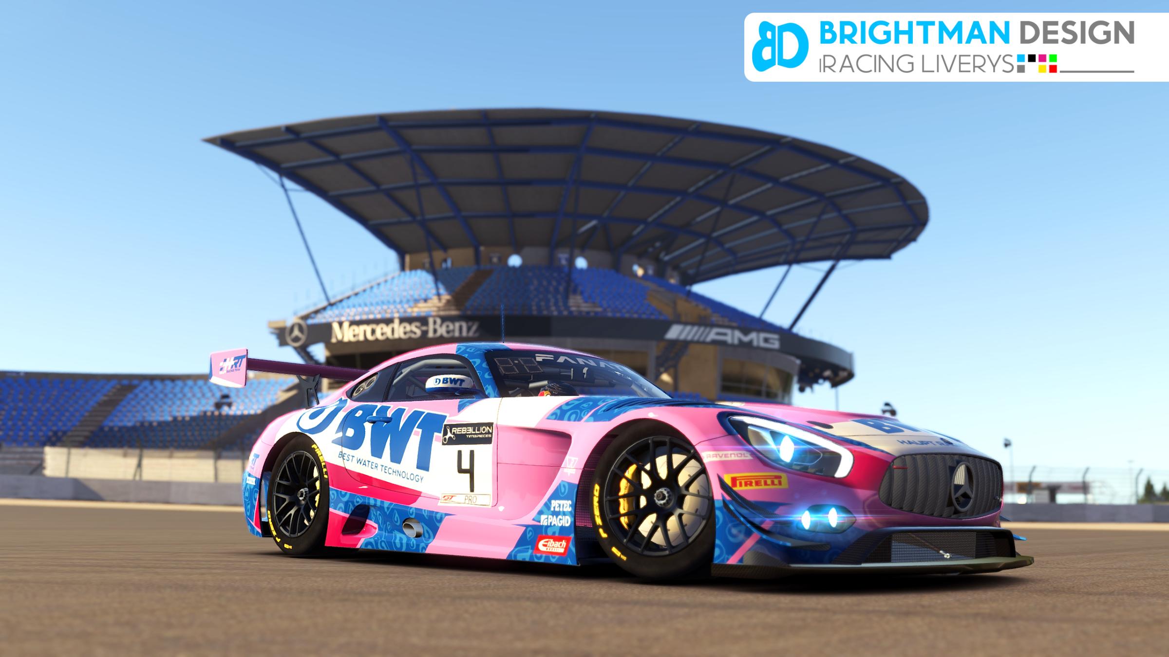 AMG GT3 | HRT BWT recreation by Leon Hellmann - Trading Paints