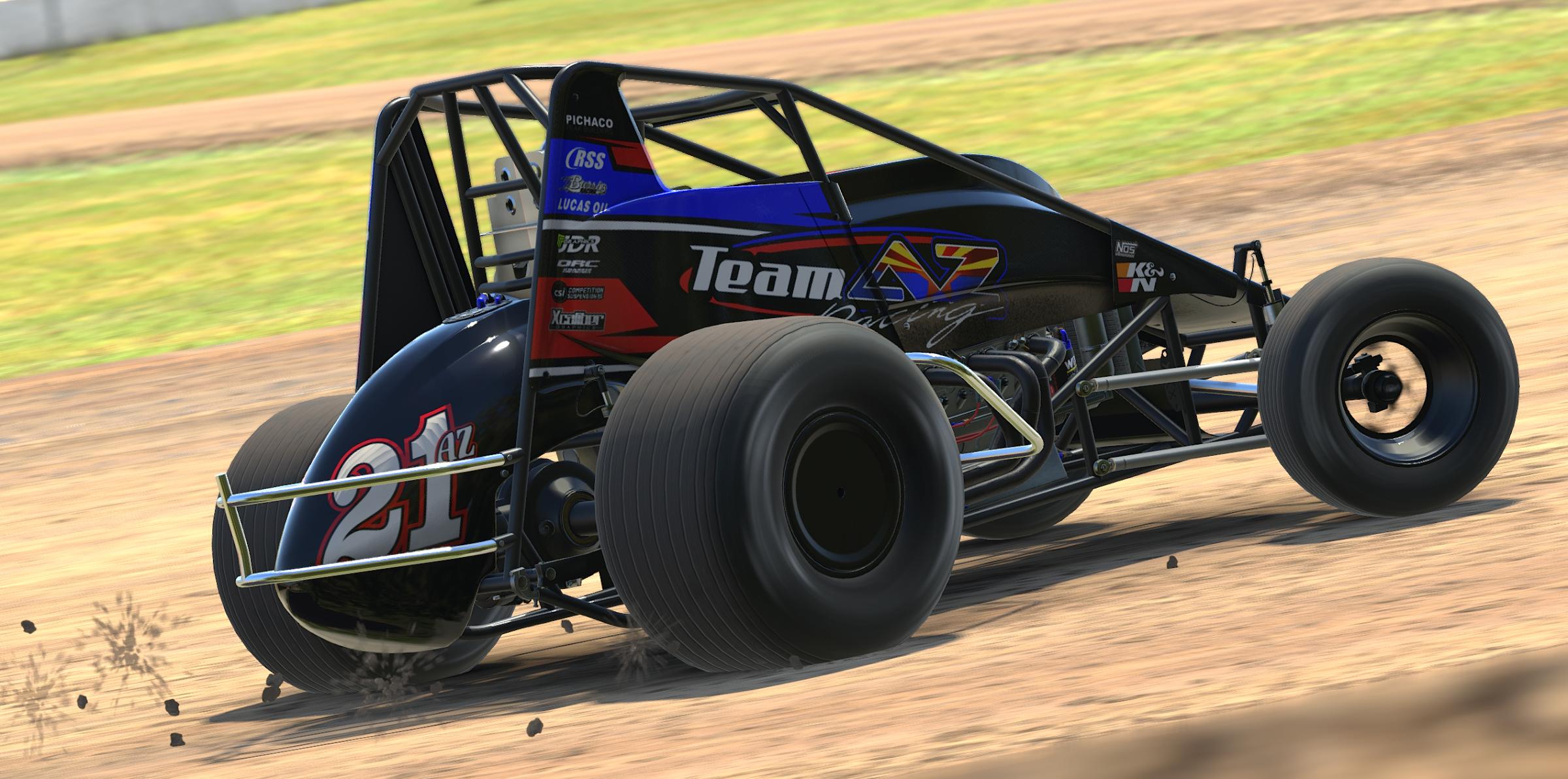 Jake Swansons #21AZ USAC Amsoil National Sprint Car (No Number) by JD ...