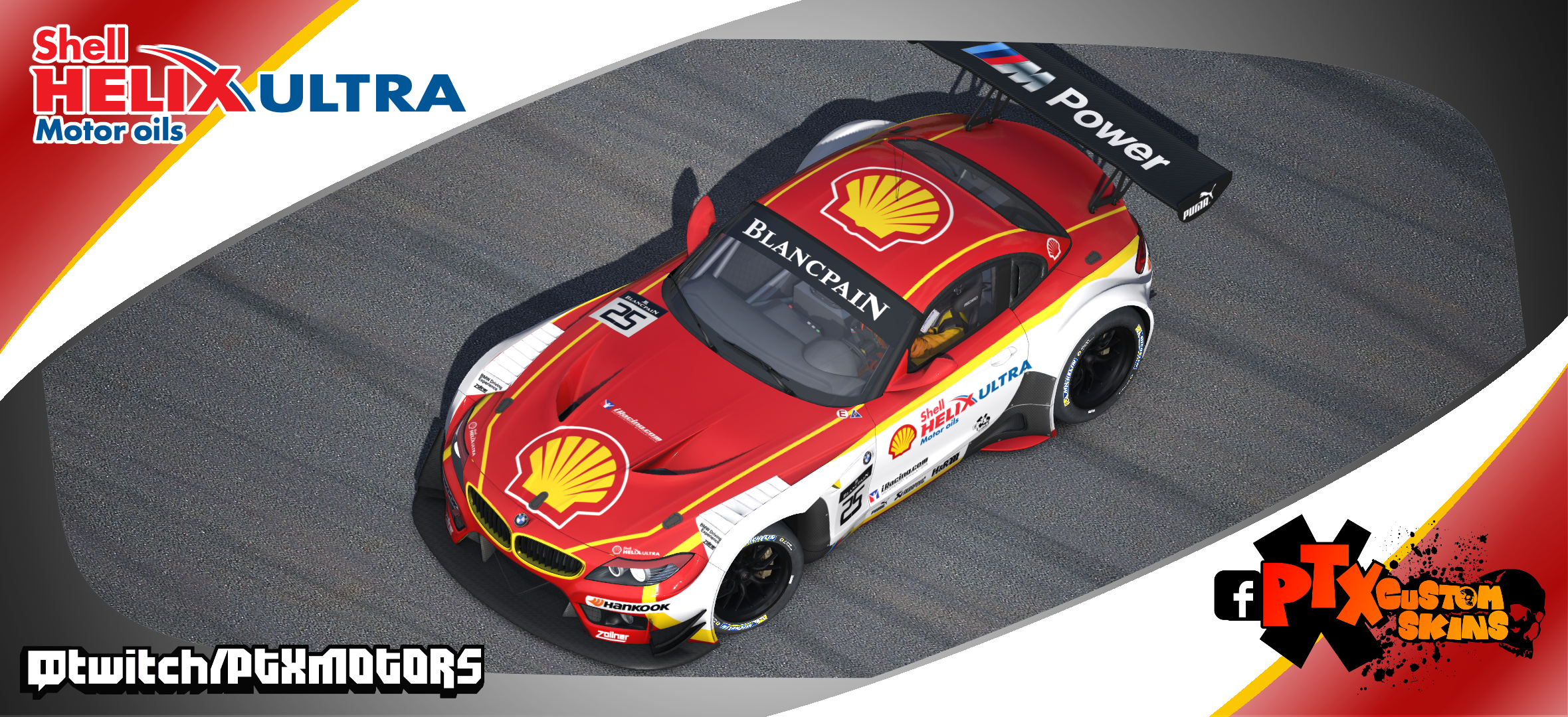 SHELL DTM Livery BMW Z4 GT3 by Samuel Almeida - Trading Paints