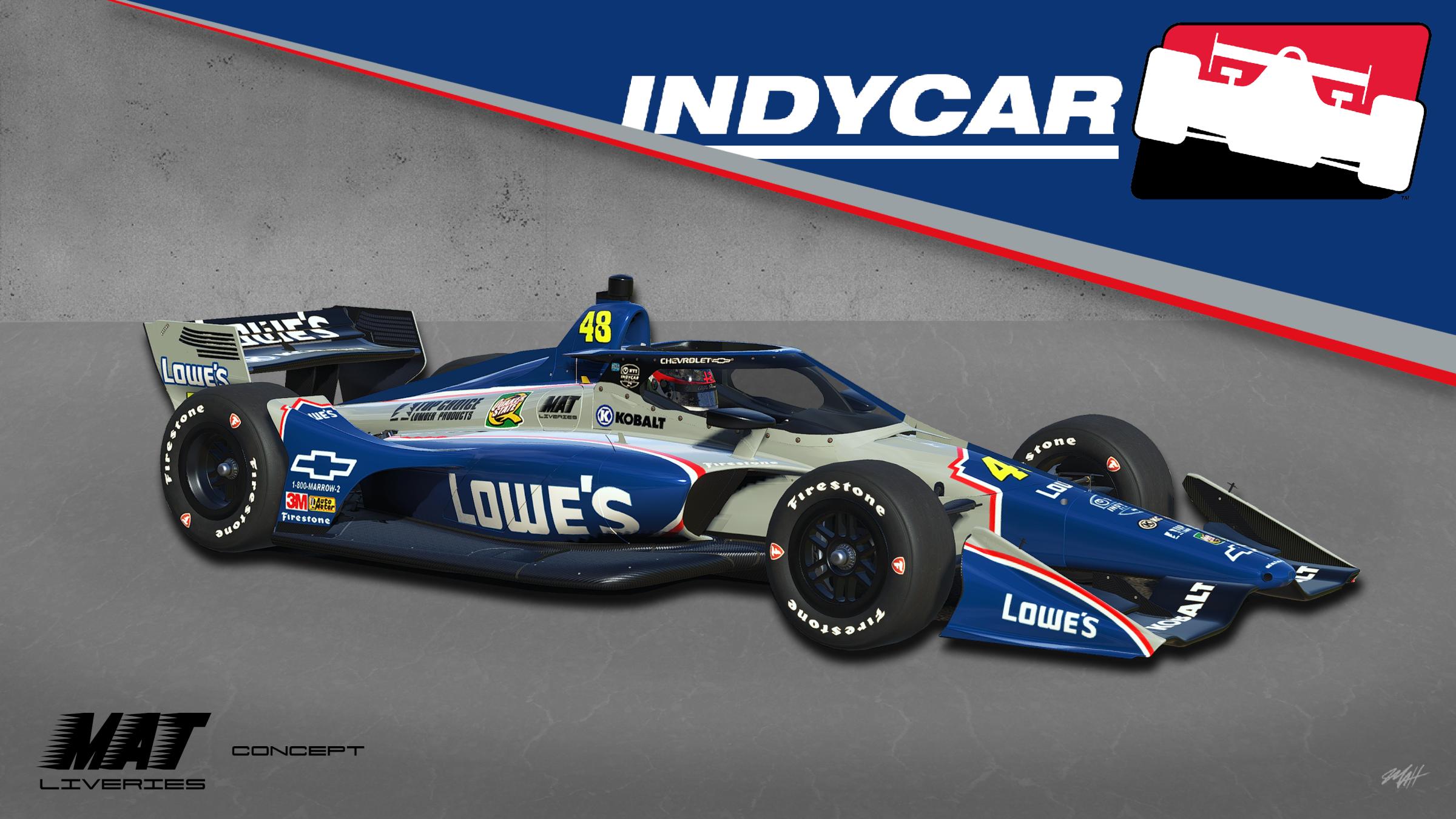 Lowes Indycar Concept by Matthew A Tomelleri - Trading Paints