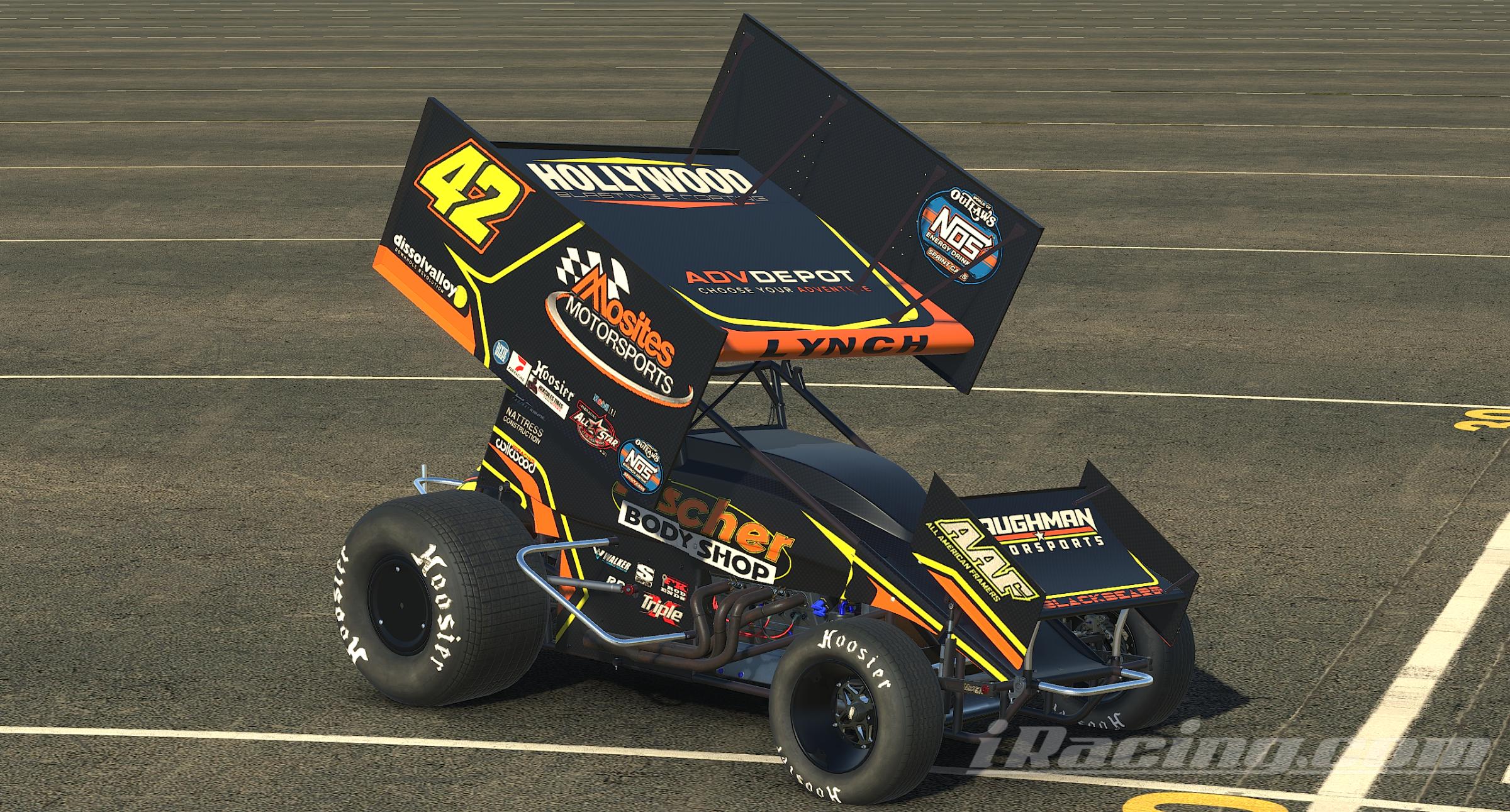 Sye Lynch 2021 Mosites Motorsports #42 by Jake Boyer - Trading Paints