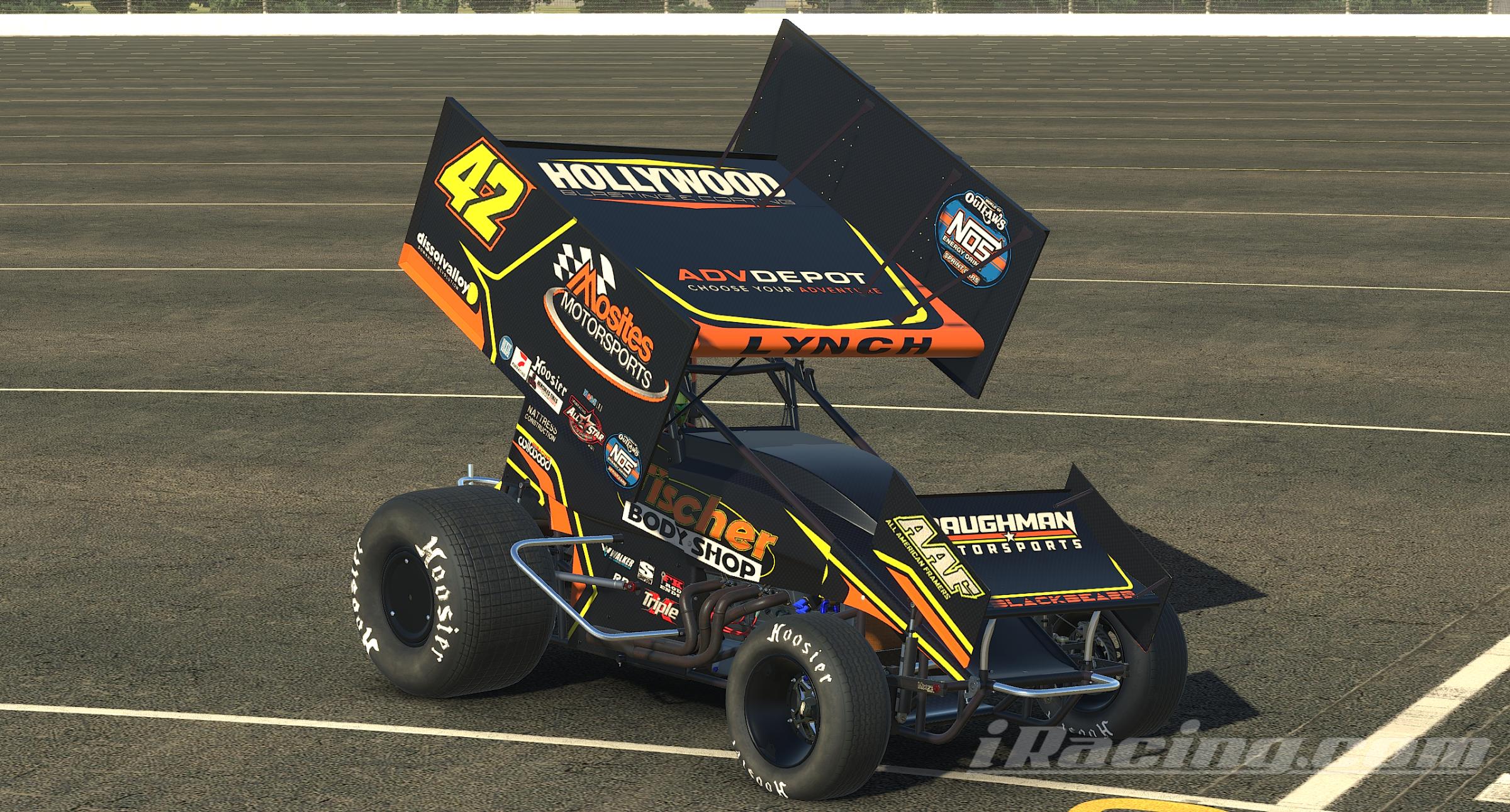 Sye Lynch 2021 Mosites Motorsports #42 by Jake Boyer - Trading Paints