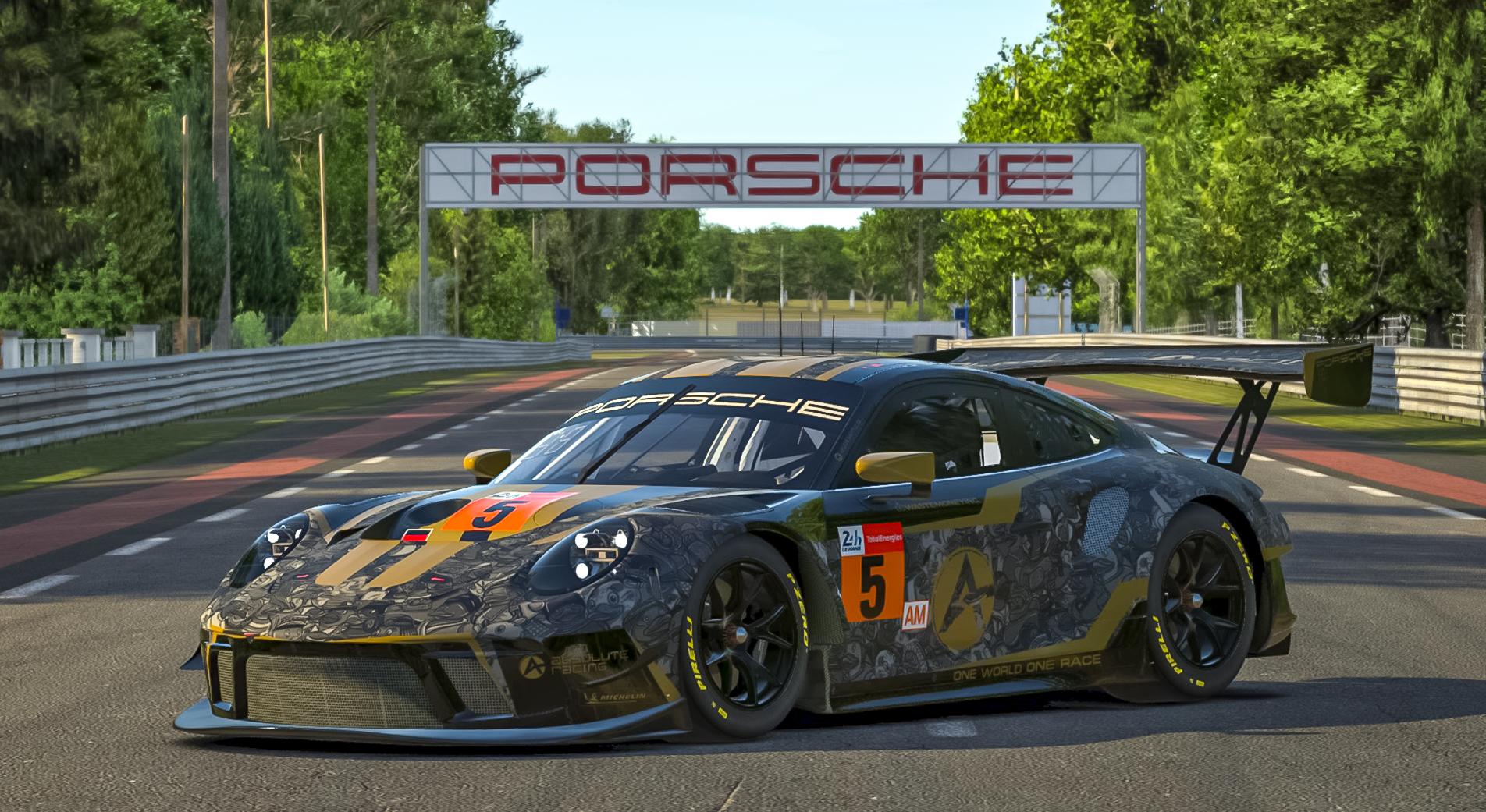 Absolute Racing Porsche 911 GT3 R by Paul Mansell - Trading Paints