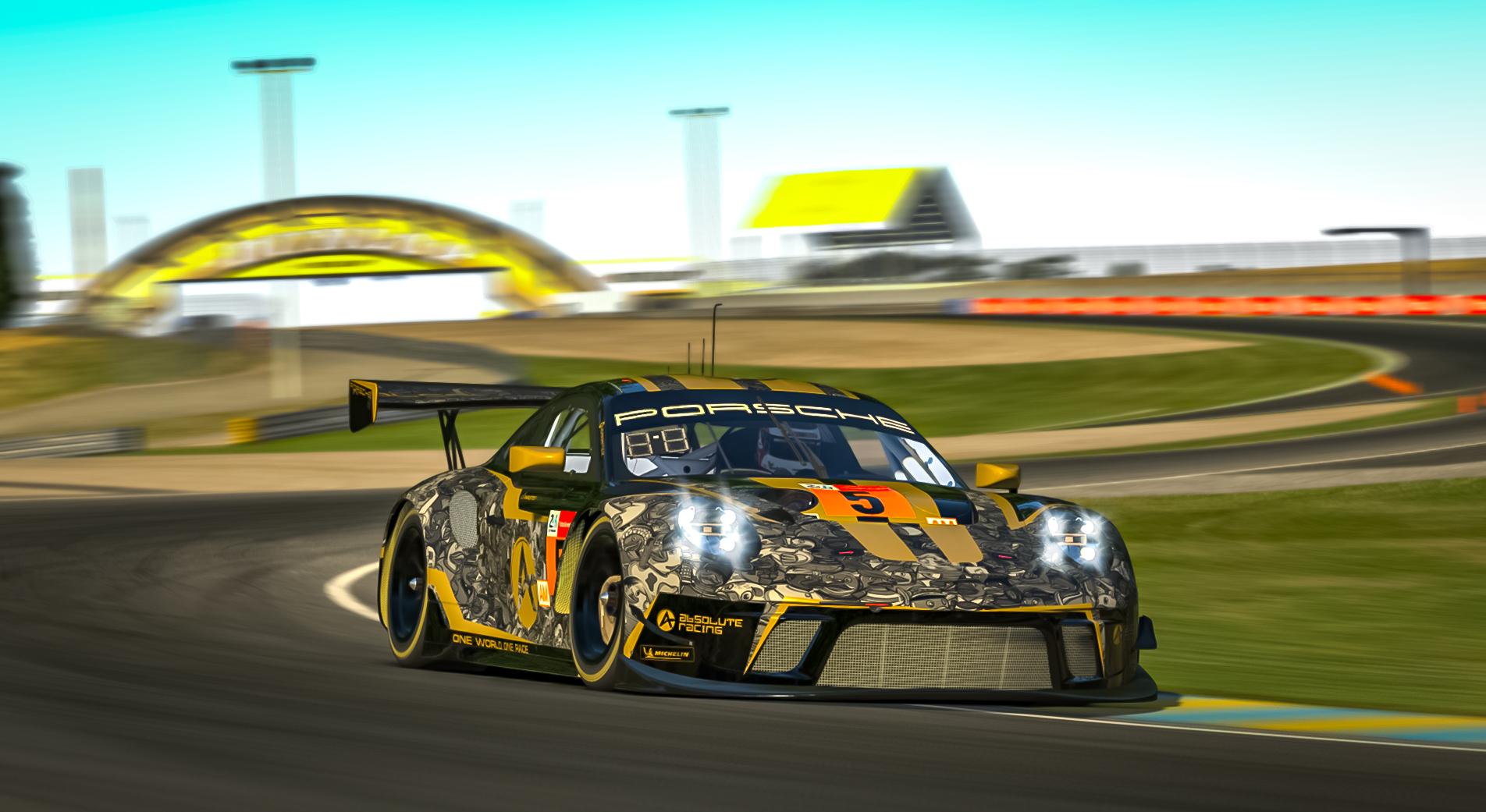 Absolute Racing Porsche 911 GT3 R by Paul Mansell - Trading Paints