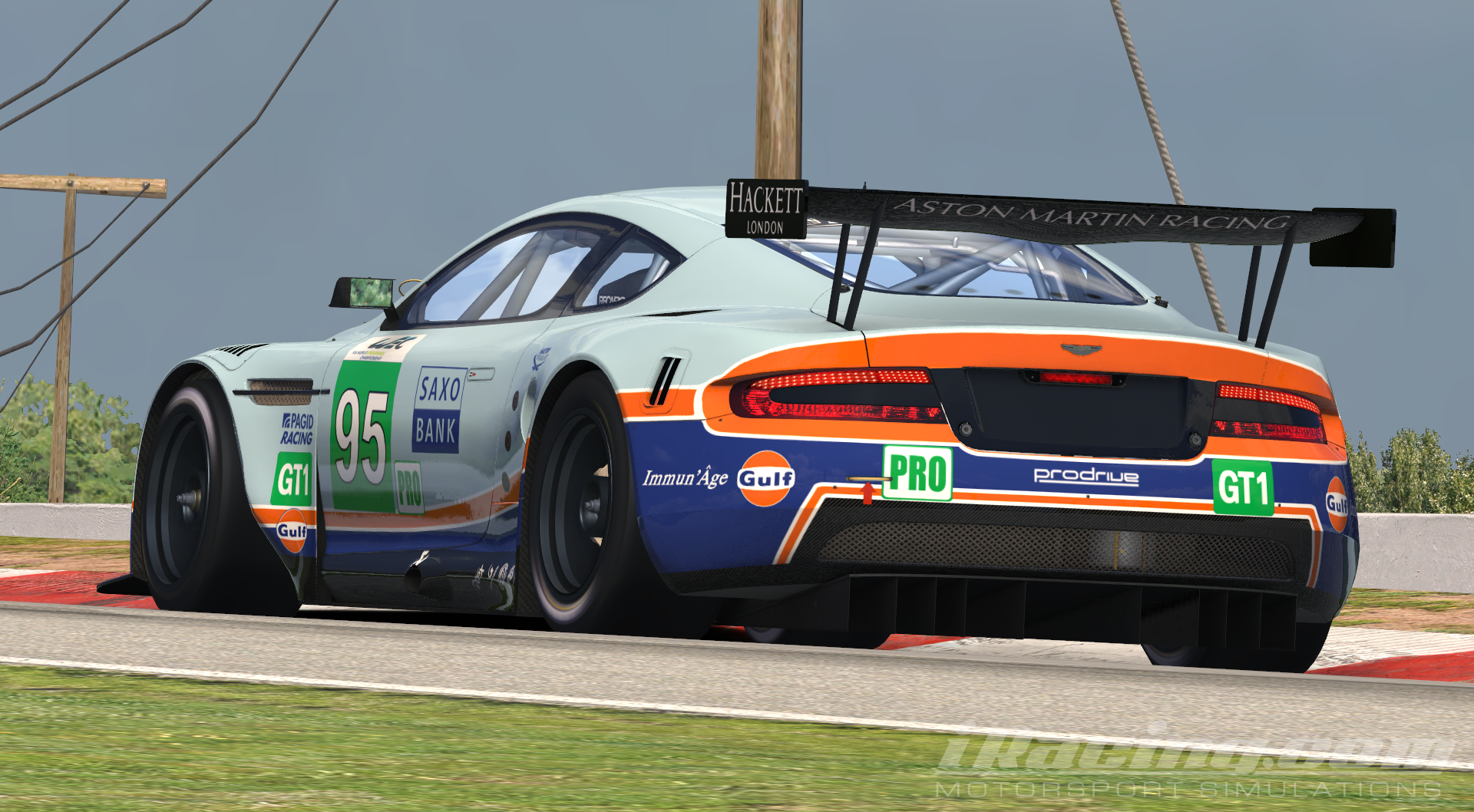 Aston Martin racing #95 2015 gulf livery by Mika Eshuis - Trading Paints