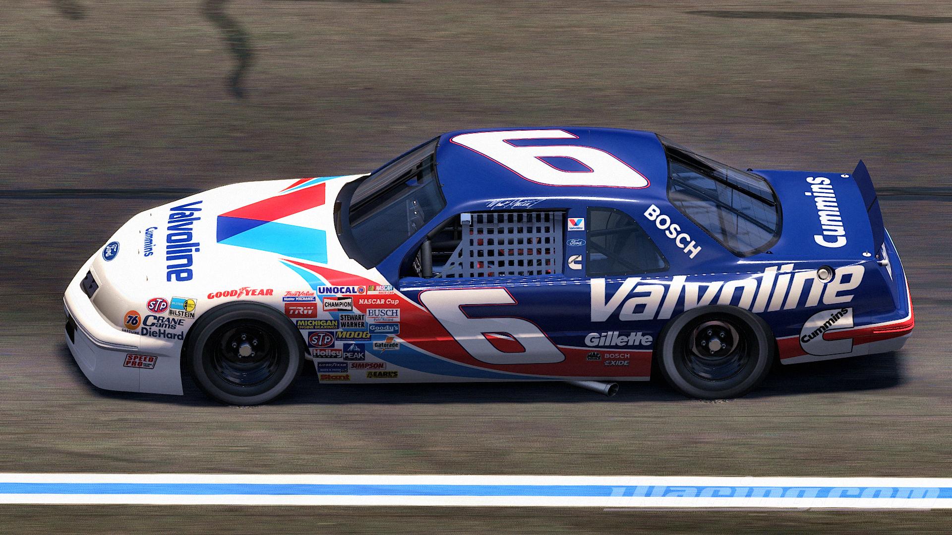 Mark Martin 1996 Valvoline Ford Thunderbird by Jonah Colbert - Trading ...