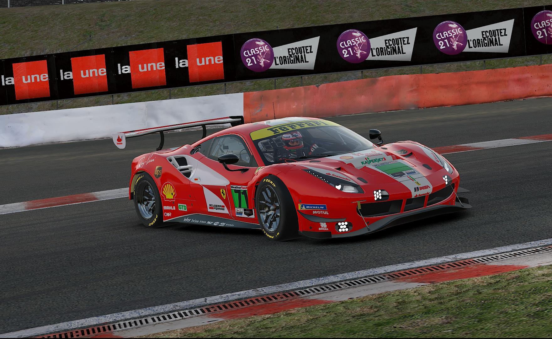 Ferrari 488 GT3 EVO - Fictional Ferrari factory livery by John Paquin ...