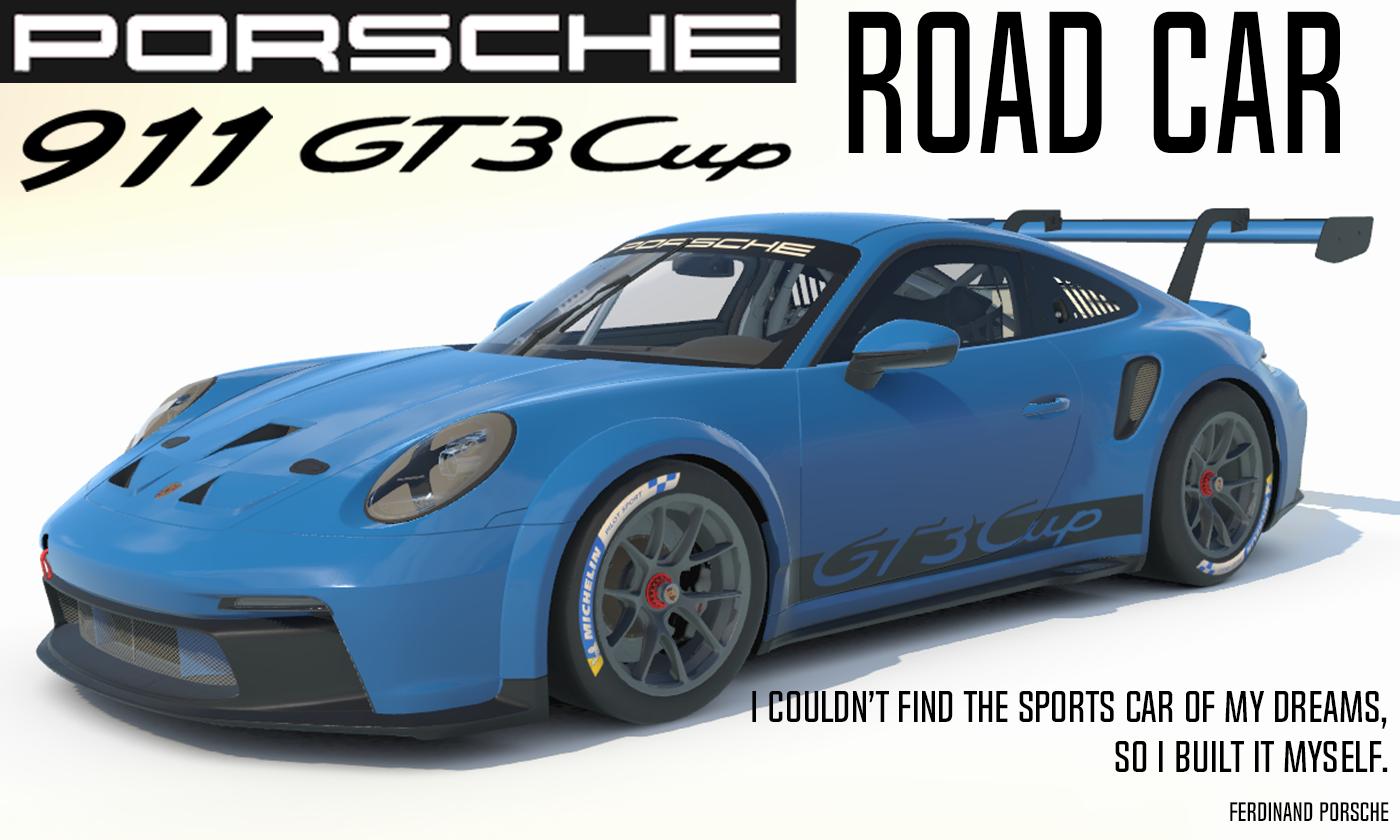 Porsche GT3 Cup Road - Voodoo Blue by Christian Cuman - Trading Paints