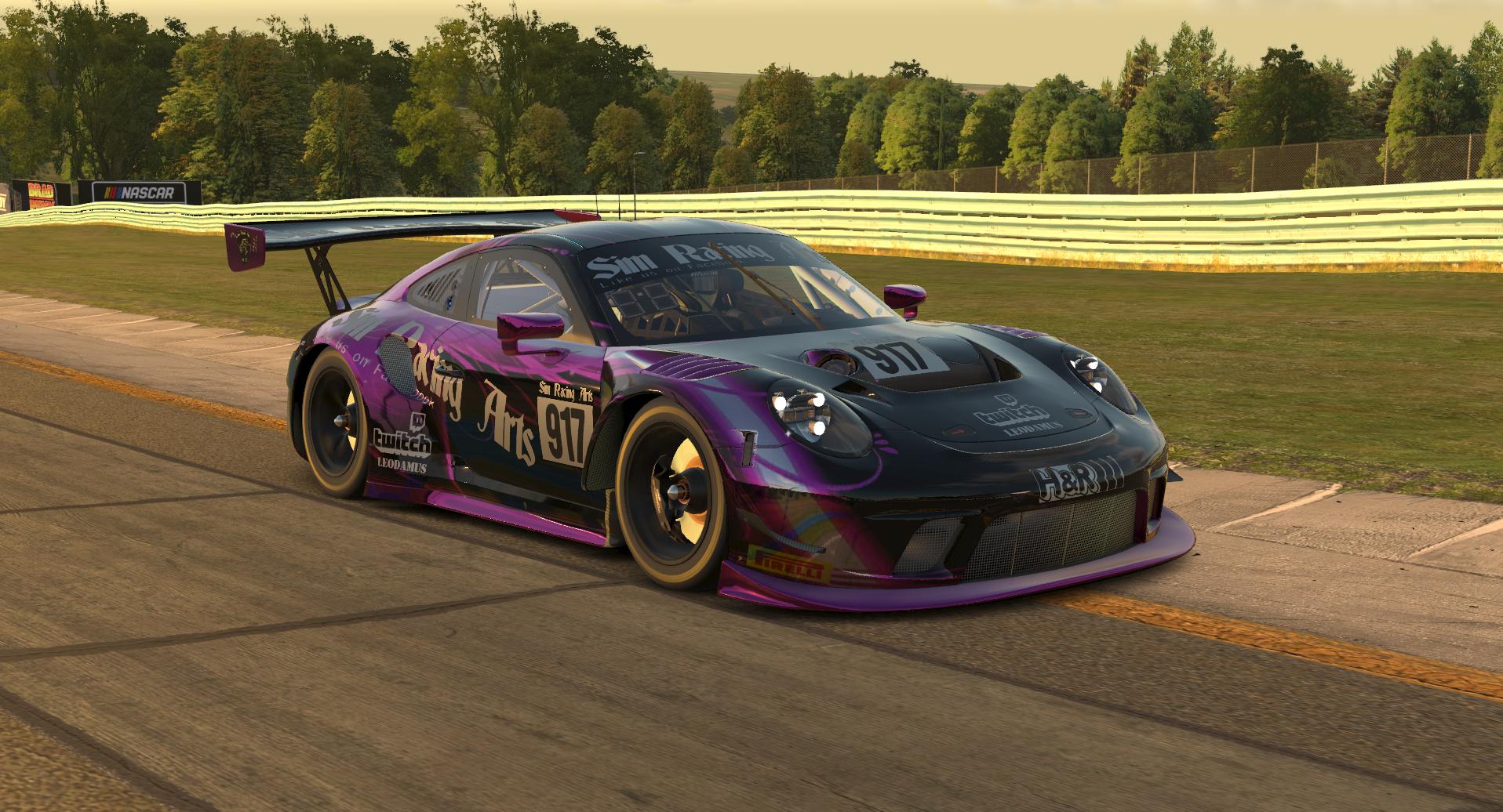 Sim Racing Arts Porsche 911 GT3 R Pink by Michael Stelter - Trading Paints