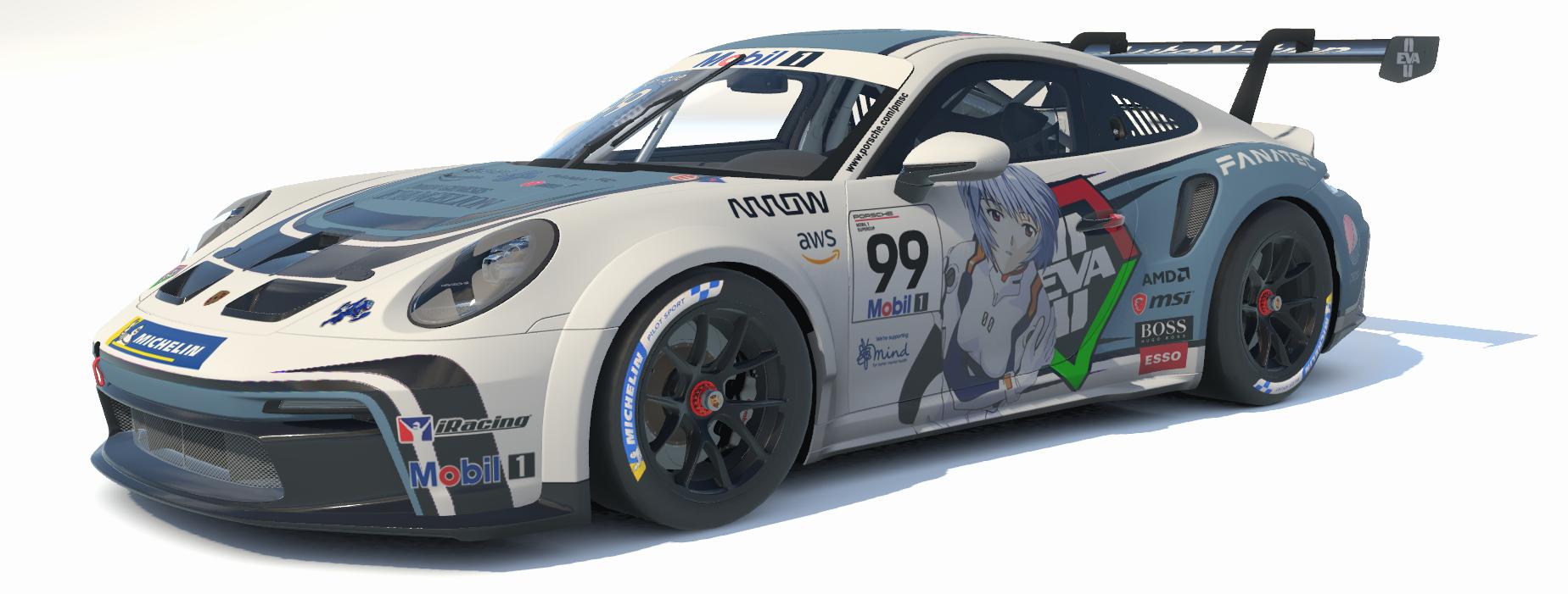 Porsche 911 GT3 Cup (992) - Neon Genesis Evangelion - Rei Skin by Pedro ...