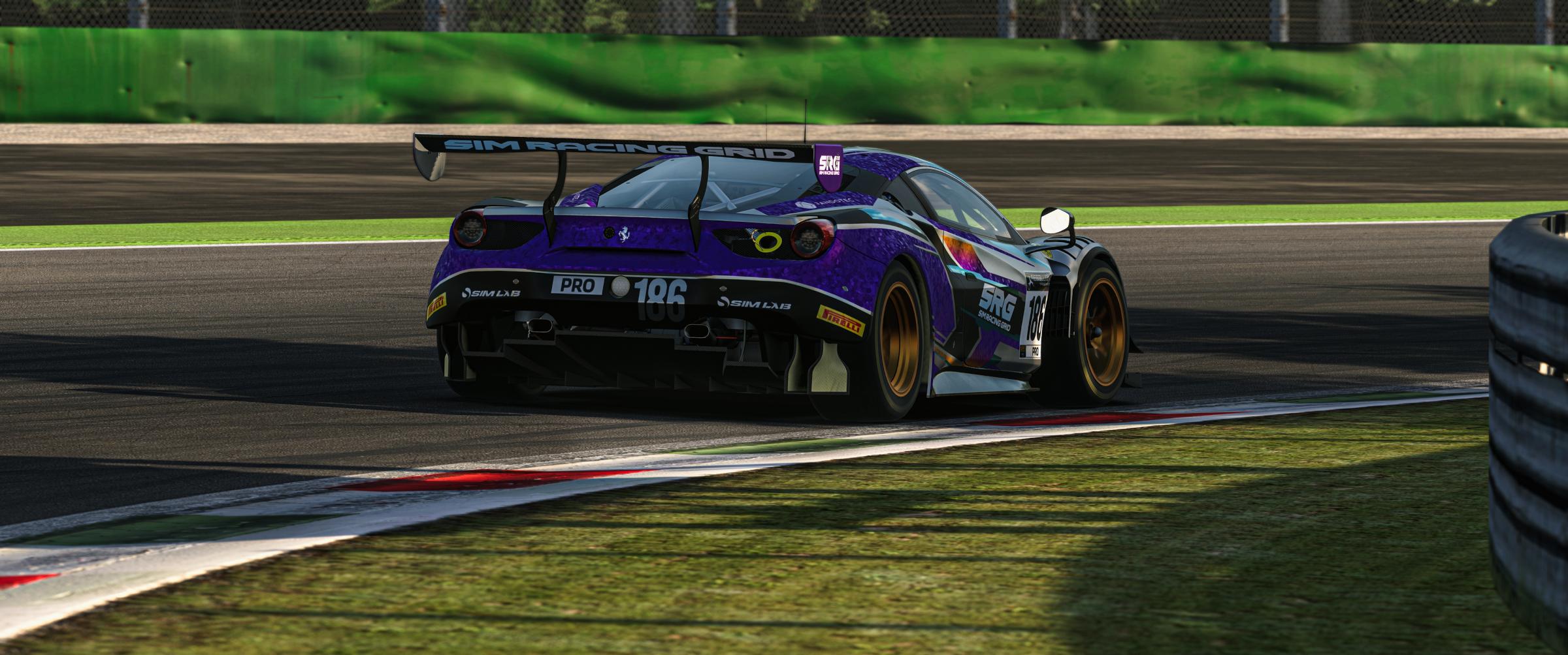 Sim Racing Grid Ferrari 488 GT3 EVO SILVER by David K J. - Trading Paints