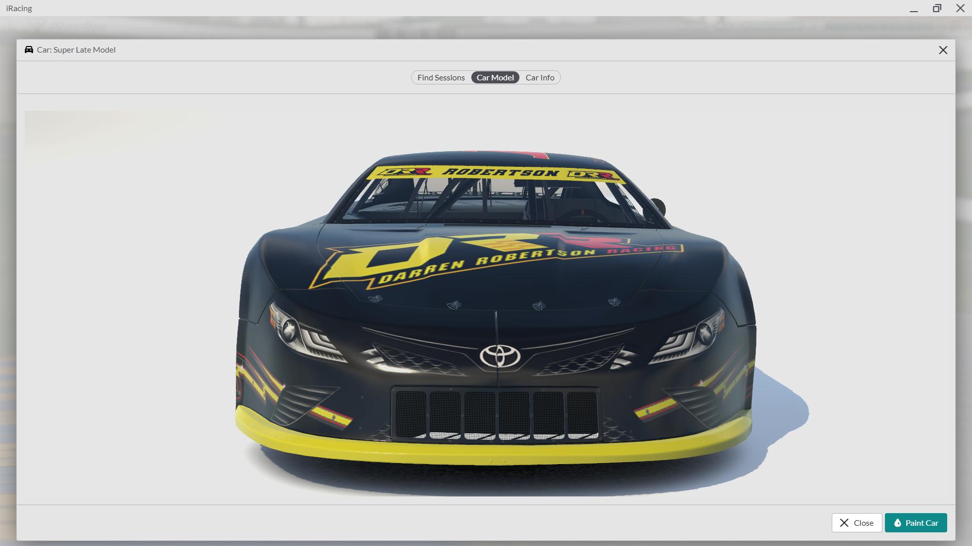 Darren Robertson Racing #11 2022 Super Late Model by David Polenz ...