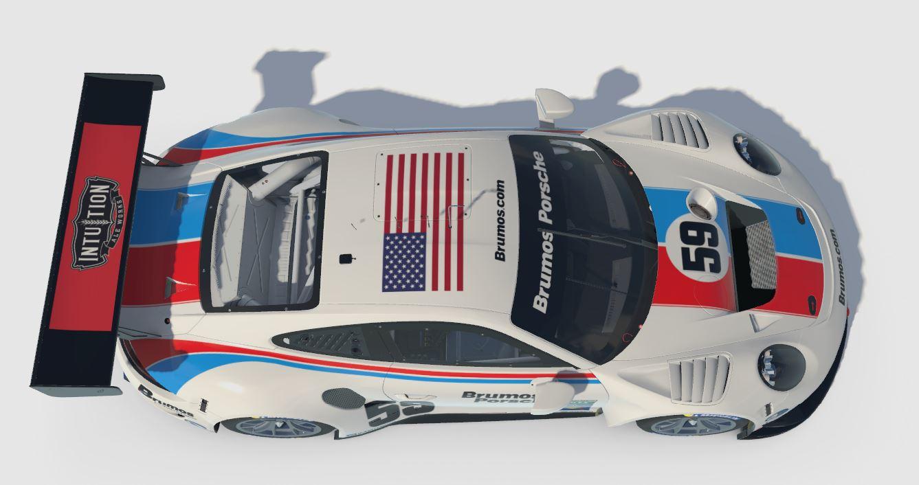 Porsche 911 GT3 R - Brumos Tribute Livery by Daniel Nist - Trading Paints