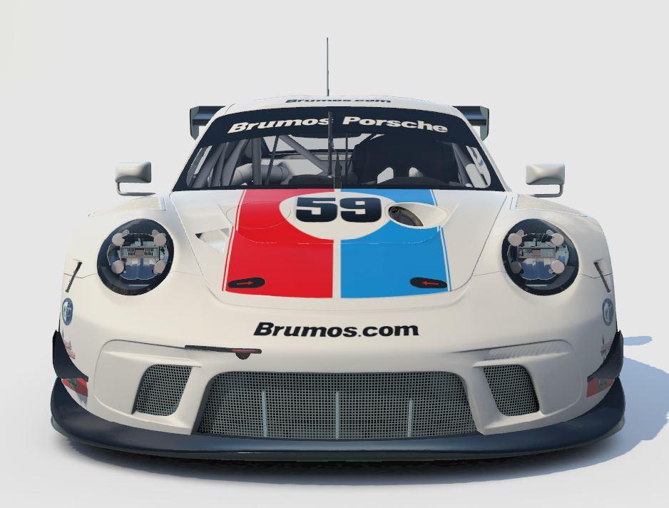 Porsche 911 GT3 R - Brumos Tribute Livery by Daniel Nist - Trading Paints