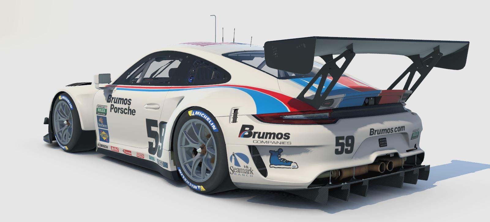 Porsche 911 GT3 R - Brumos Tribute Livery by Daniel Nist - Trading Paints