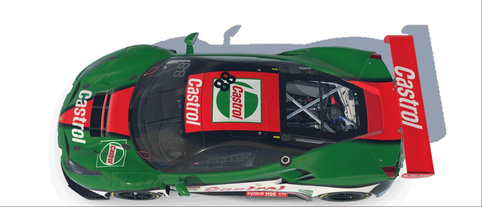 Vintage JGTC Castrol Ferrari EVO GT3 by Stephane Parent - Trading Paints