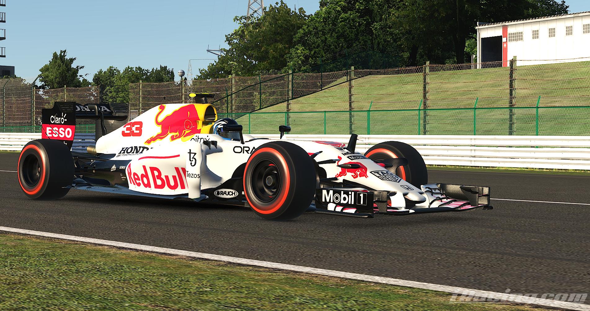 Red Bull Honda/Japan Tribute Livery 2021 by Harrison Bingham - Trading Paints