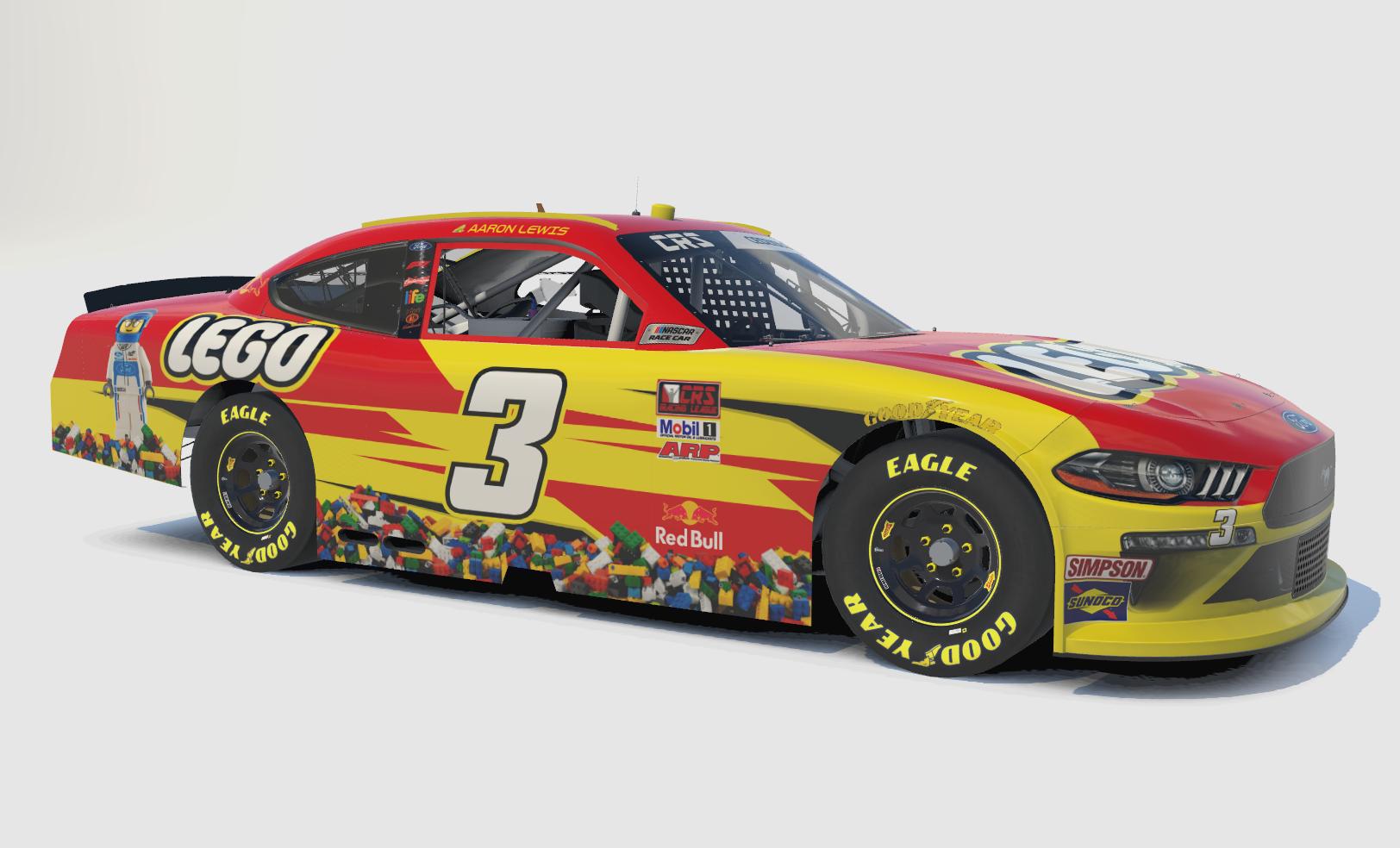 Lego NASCAR Xfinity Ford Mustang by Travis Cedzidlo - Trading Paints