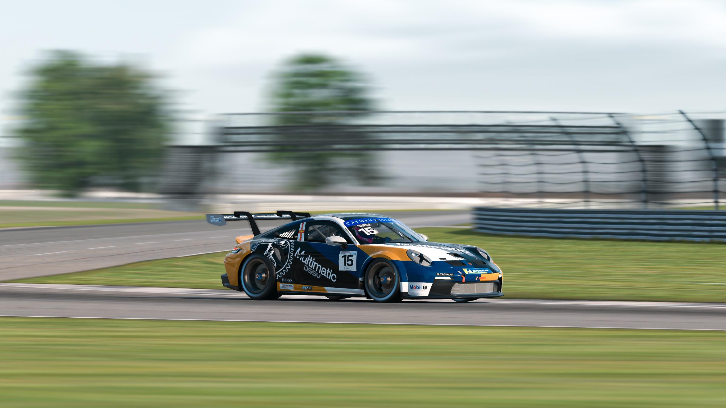 No. 15 Multimatic Motorsports/Kelly-Moss Racing Porsche 911 GT3 Cup by ...