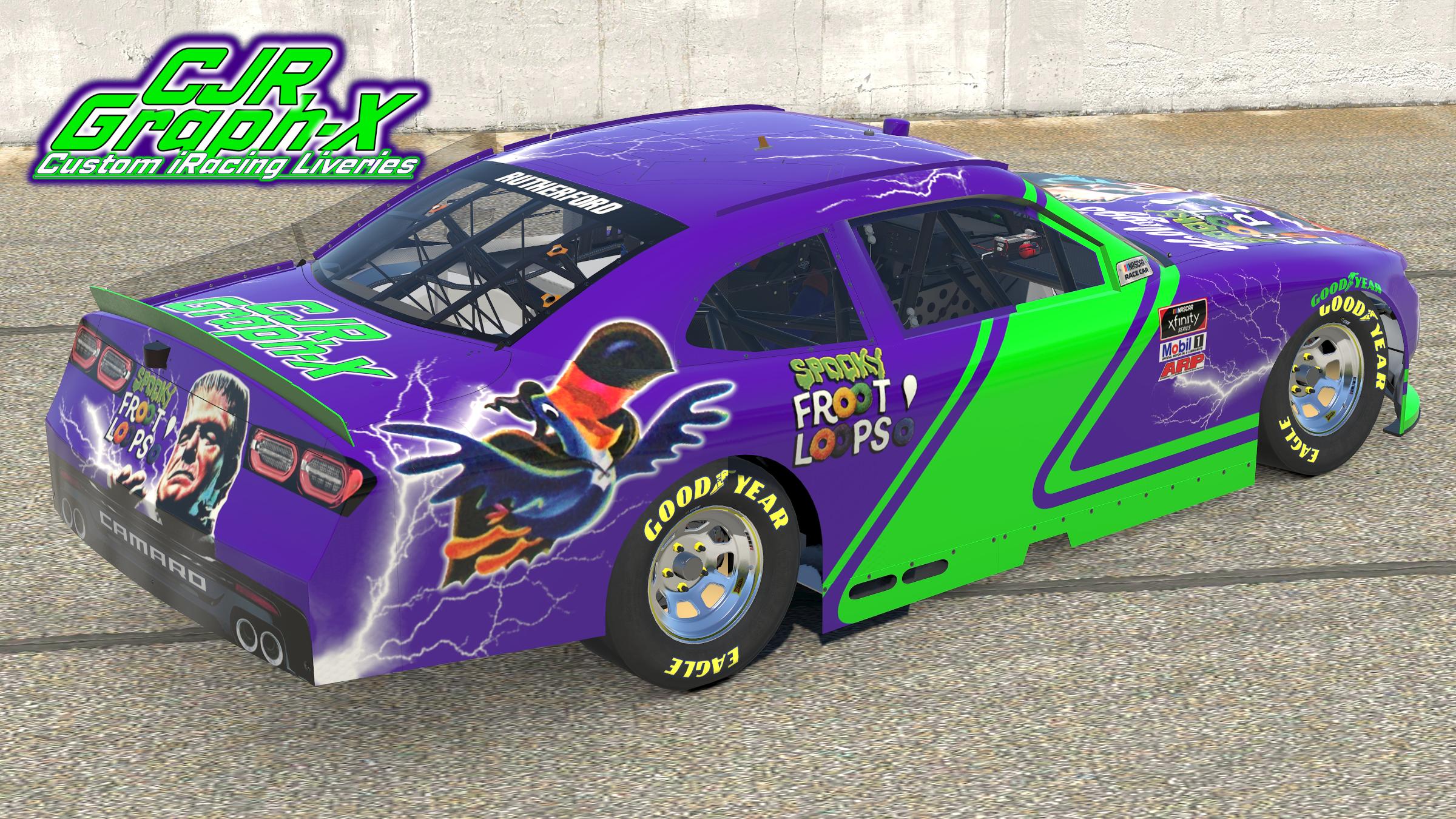 Spooky Froot Loops Xfinity Camaro Blank Number by Corey Rutherford ...